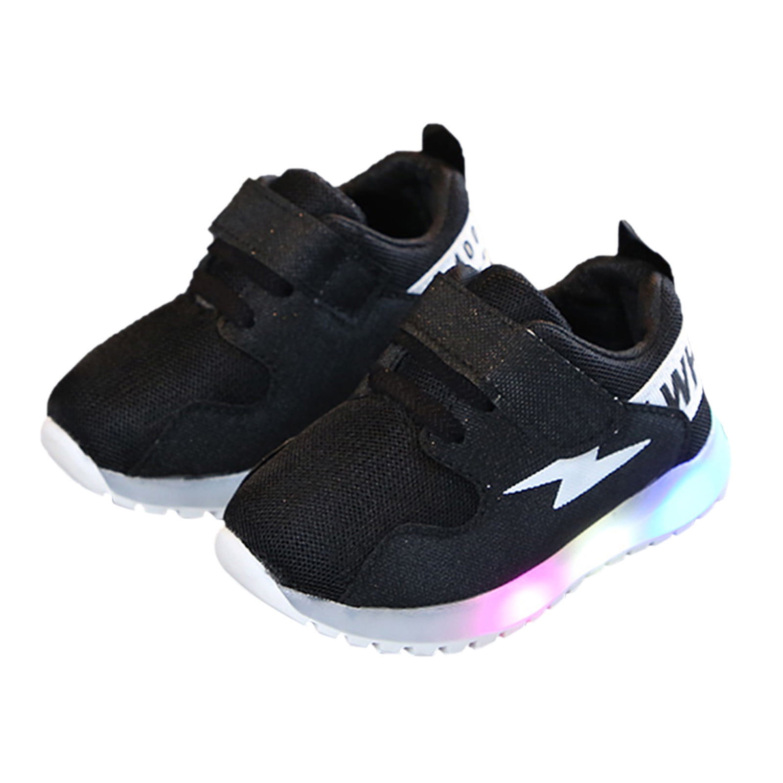 Dakaela Toddler Boys Girls Light up Shoes LED Flashing Mesh Walking ...