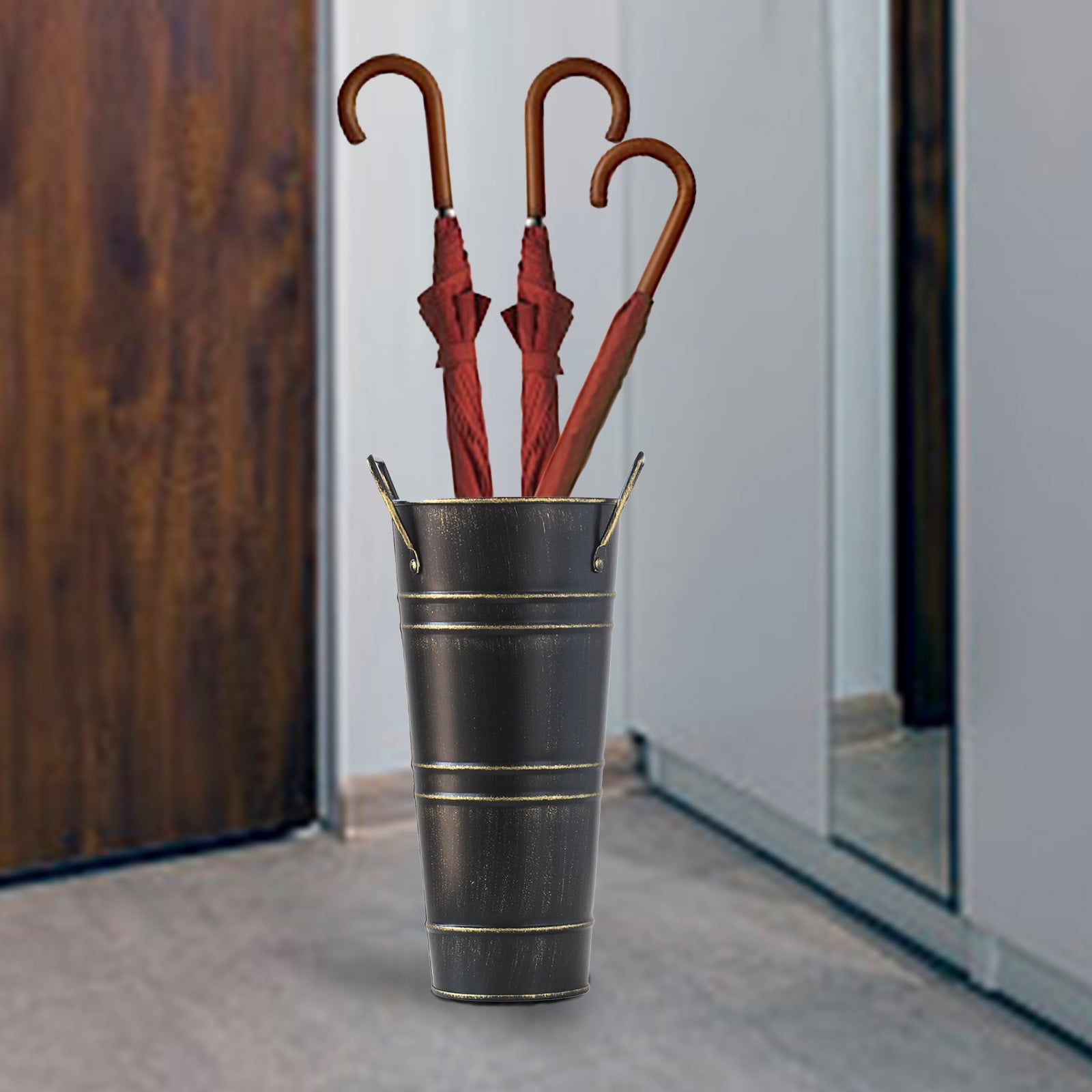 Dakaela Umbrella Stand Holder Metal Umbrella Bucket Umbrella Rack ...