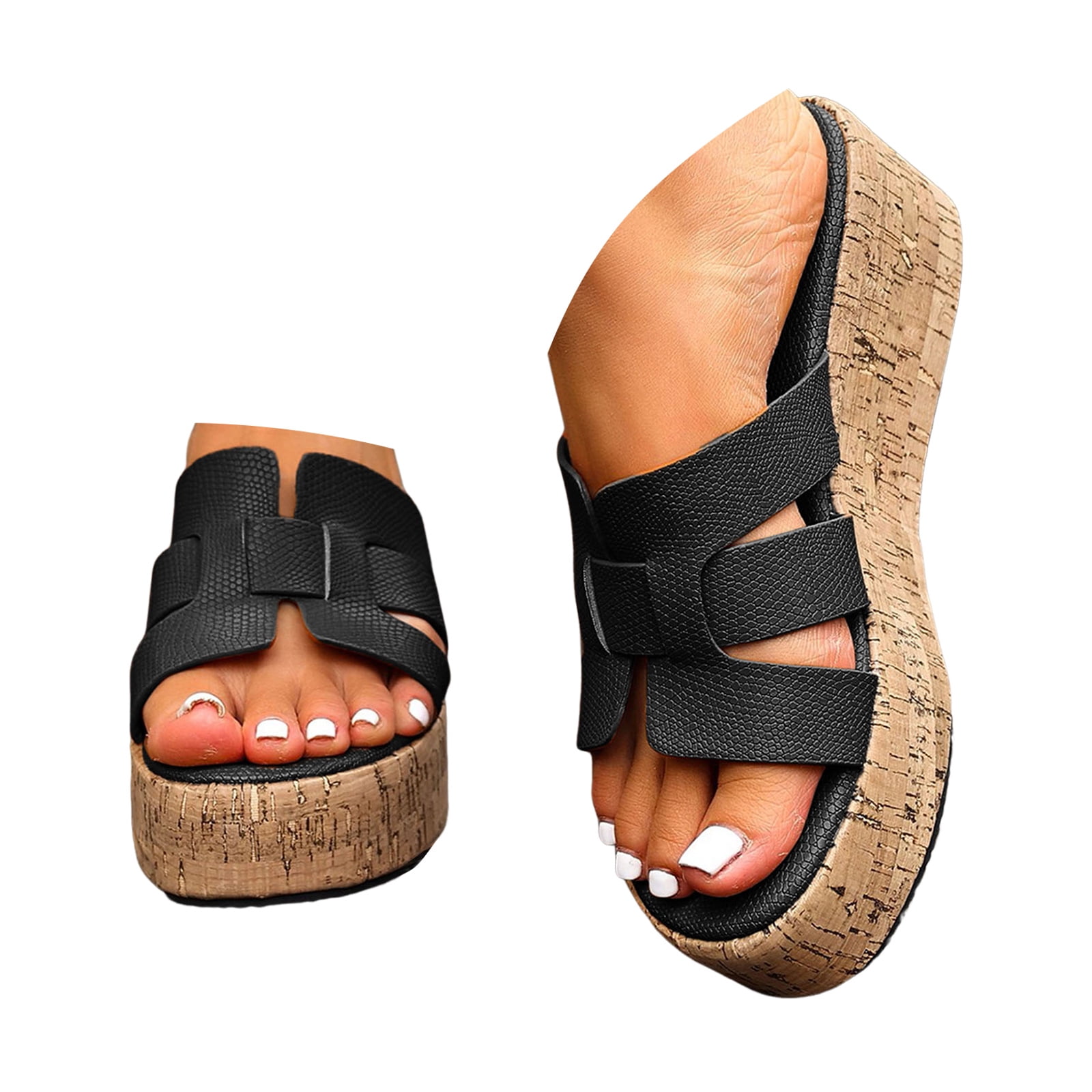 Dakaela Wedge Sandals for Women 2025 Orthopedic Platform Slip on Summer ...