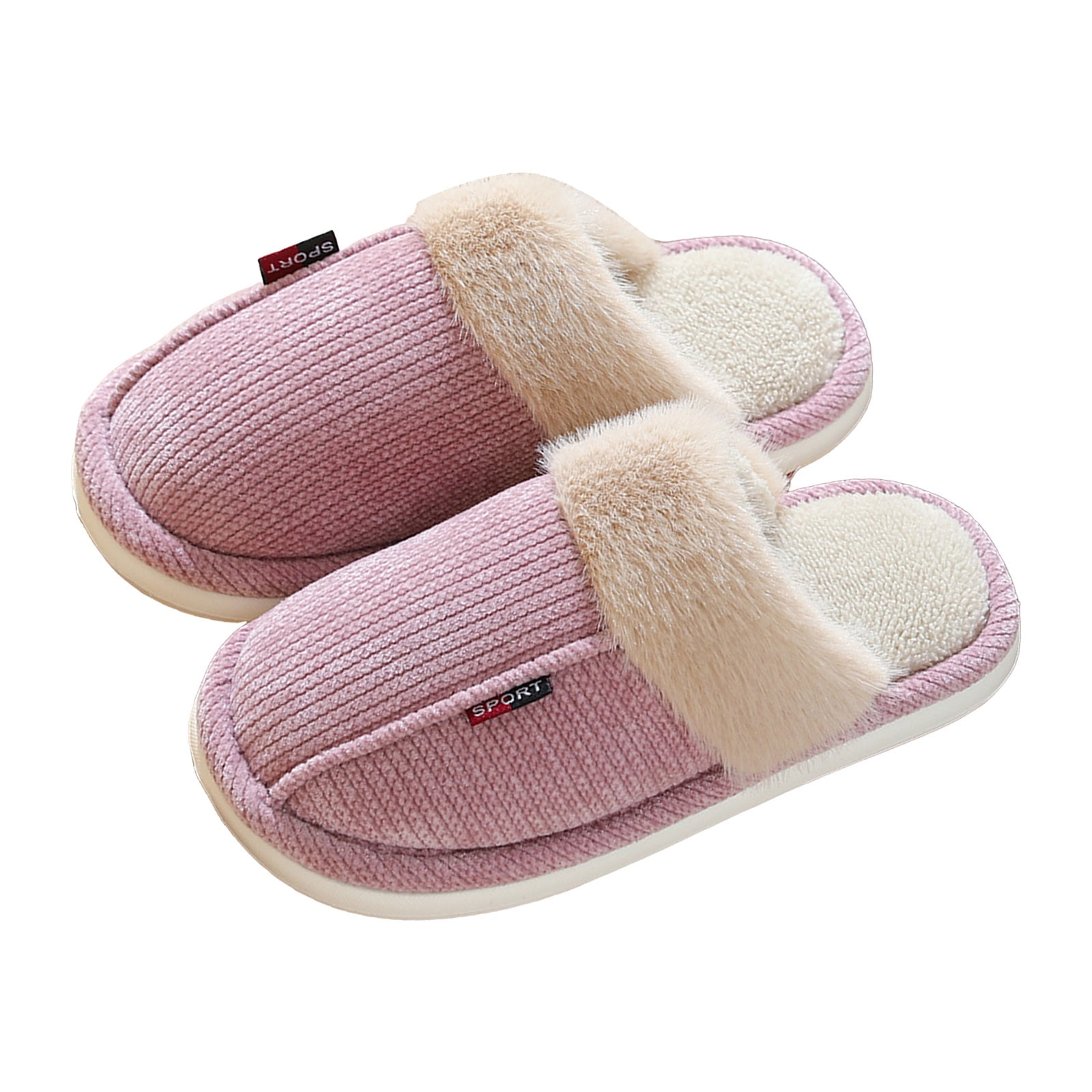 Dakaela Women's Bedroom Slippers Memory Foam Slip on Plush House Shoes ...