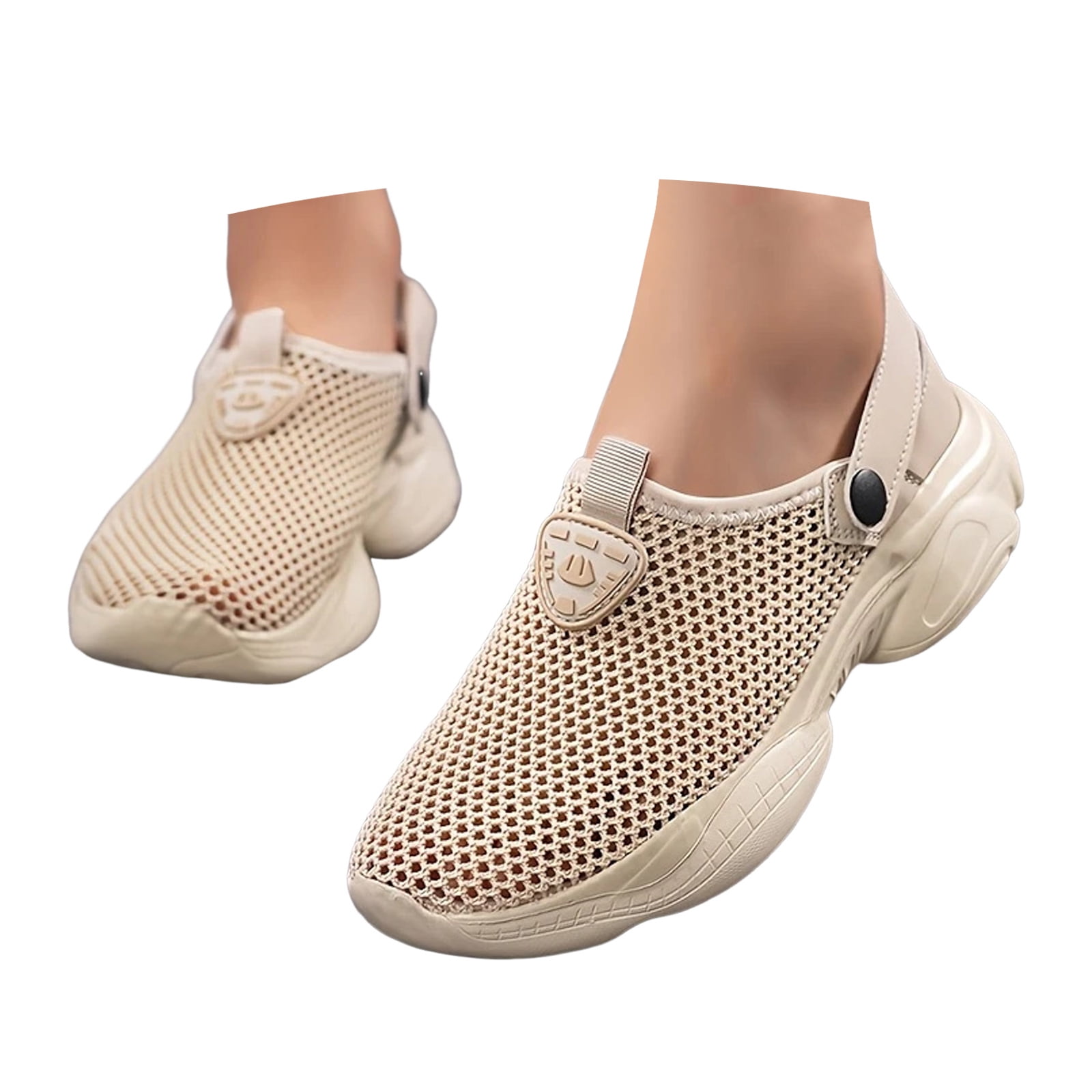 Dakaela Women's Orthopedic Clogs Arch Support Platform Mesh Mules Summer Slip on Walking Sandals ...