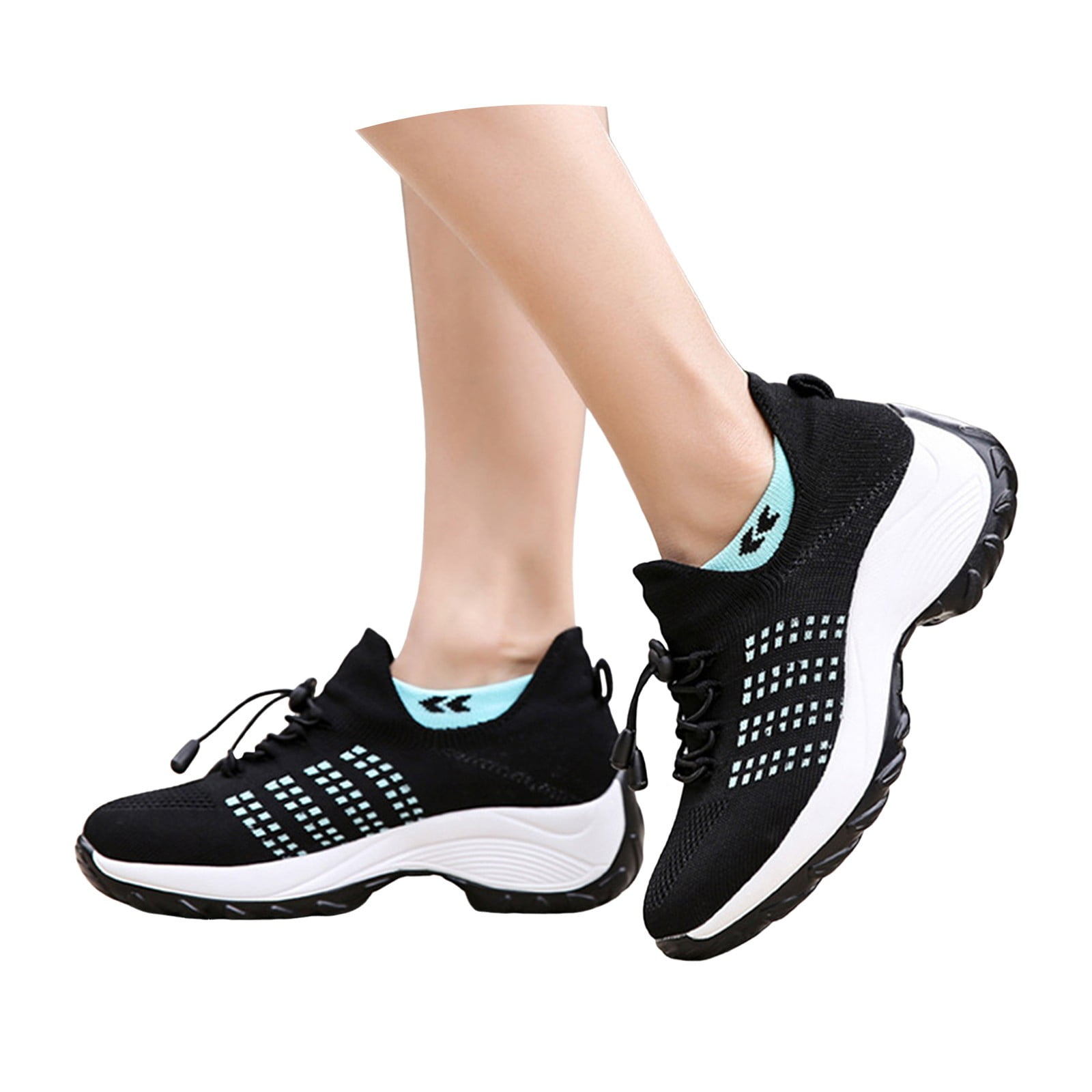 Dakaela Women's Running Shoes Plantar Fasciitis Orthopedic Slip on ...