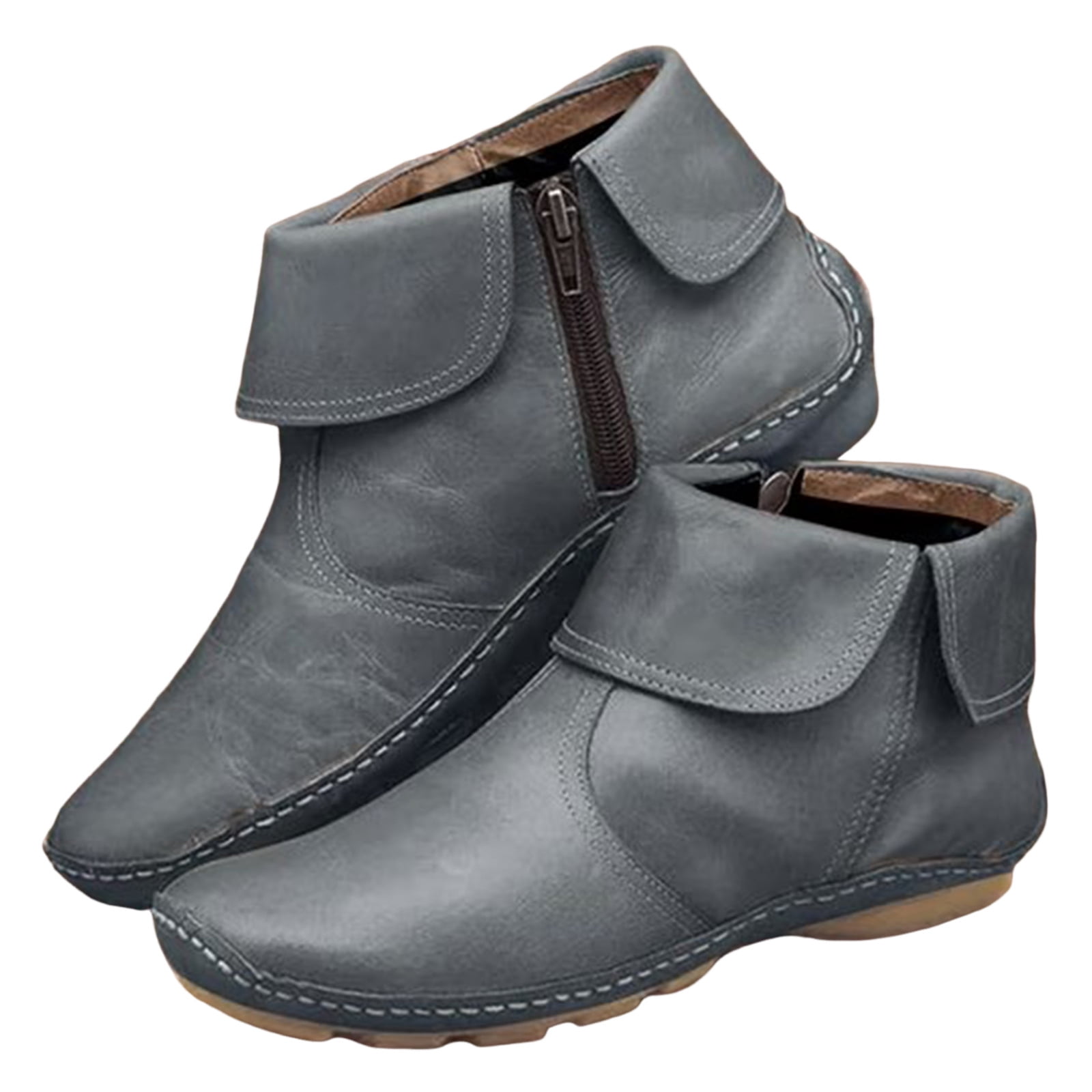Dakaela Women's Short Ankle Boots 2025 Arch Support Slip on Booties ...