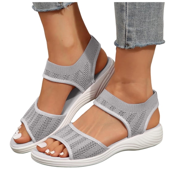 Dakaela Women's Walking Sandals with Arch Support Orthopedic Walking ...