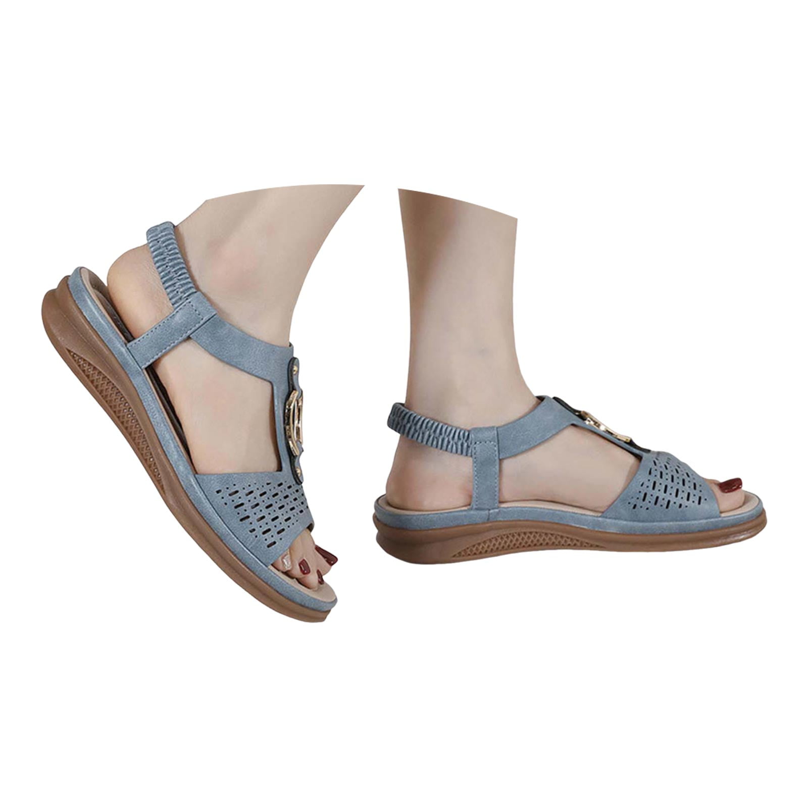 Dakaela Womens Orthopedic Walking Sandals Recovery Summer Water Shoes ...