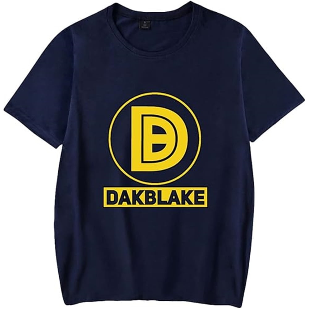 Dakblake Merch T-shirt Fun Printed Logo Summer Short Sleeve Fashion ...
