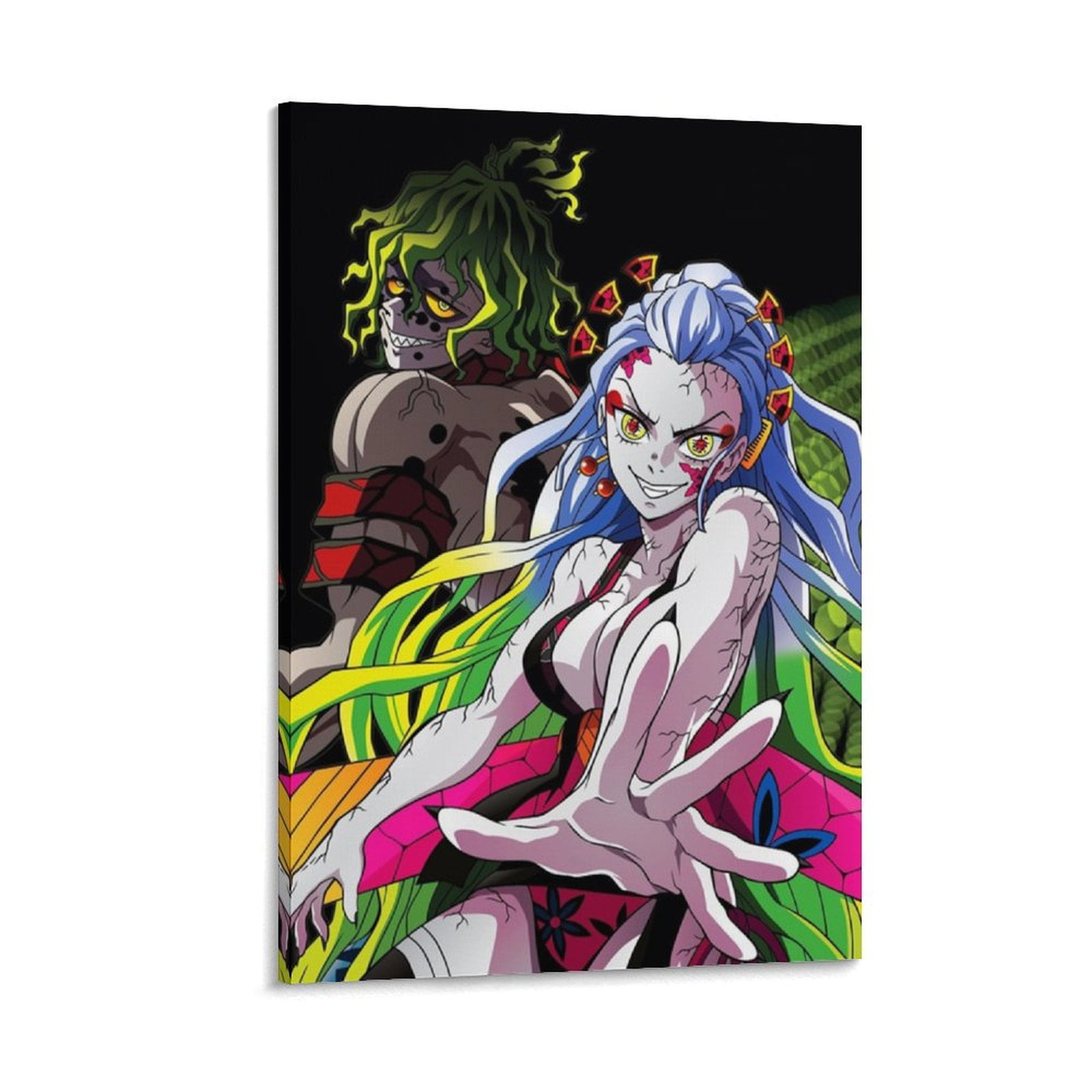 Daki And Gyutaro Poster Artworks Picture Print Poster Wall Art Painting ...