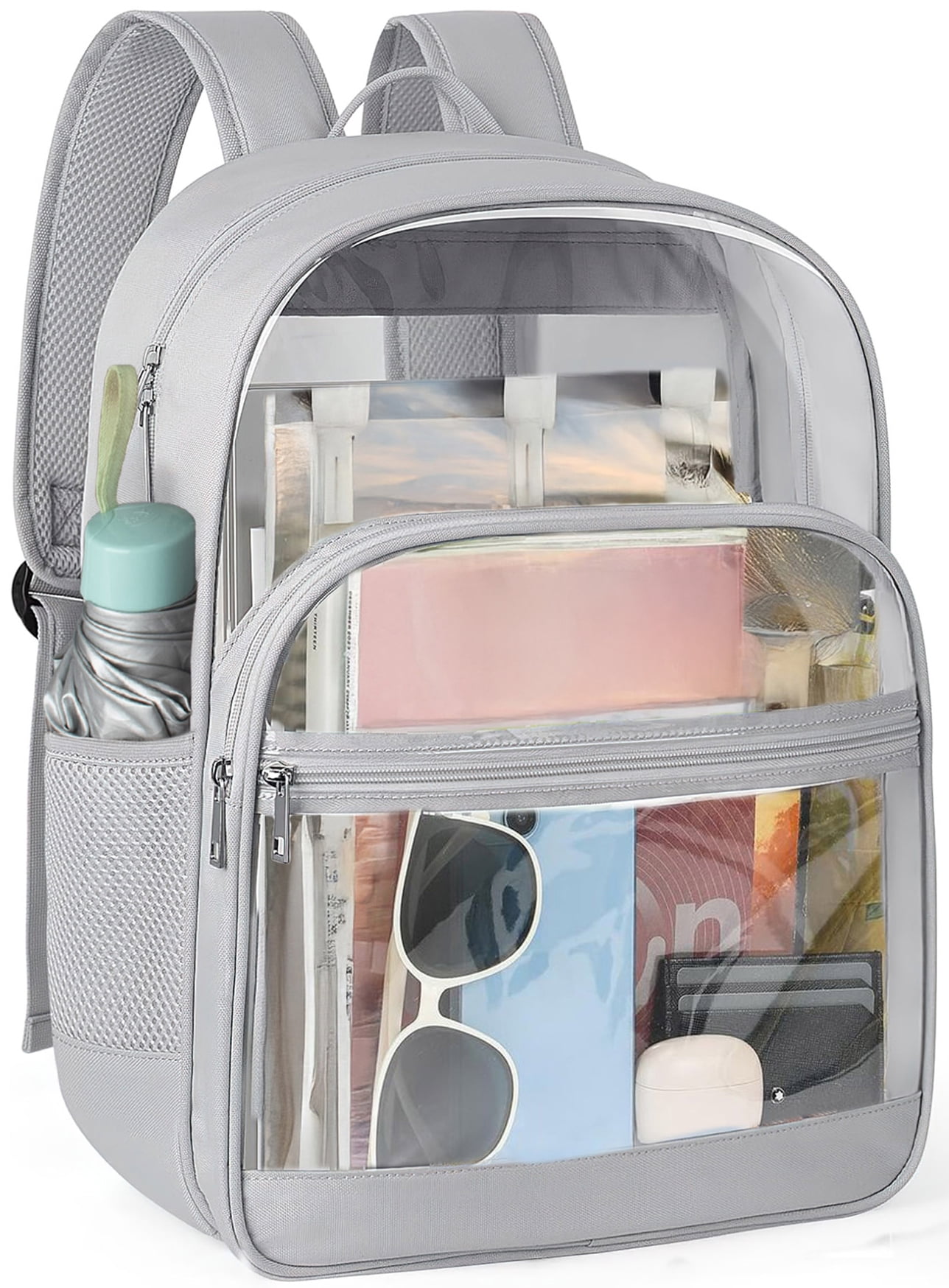 DAKIMOE Large Capacity Clear Backpack Waterproof 15-Inch Lightweight ...