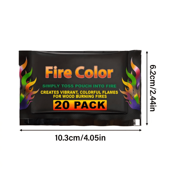 Colorful Fire Packets for Fire Pits and Campfires from Walmart