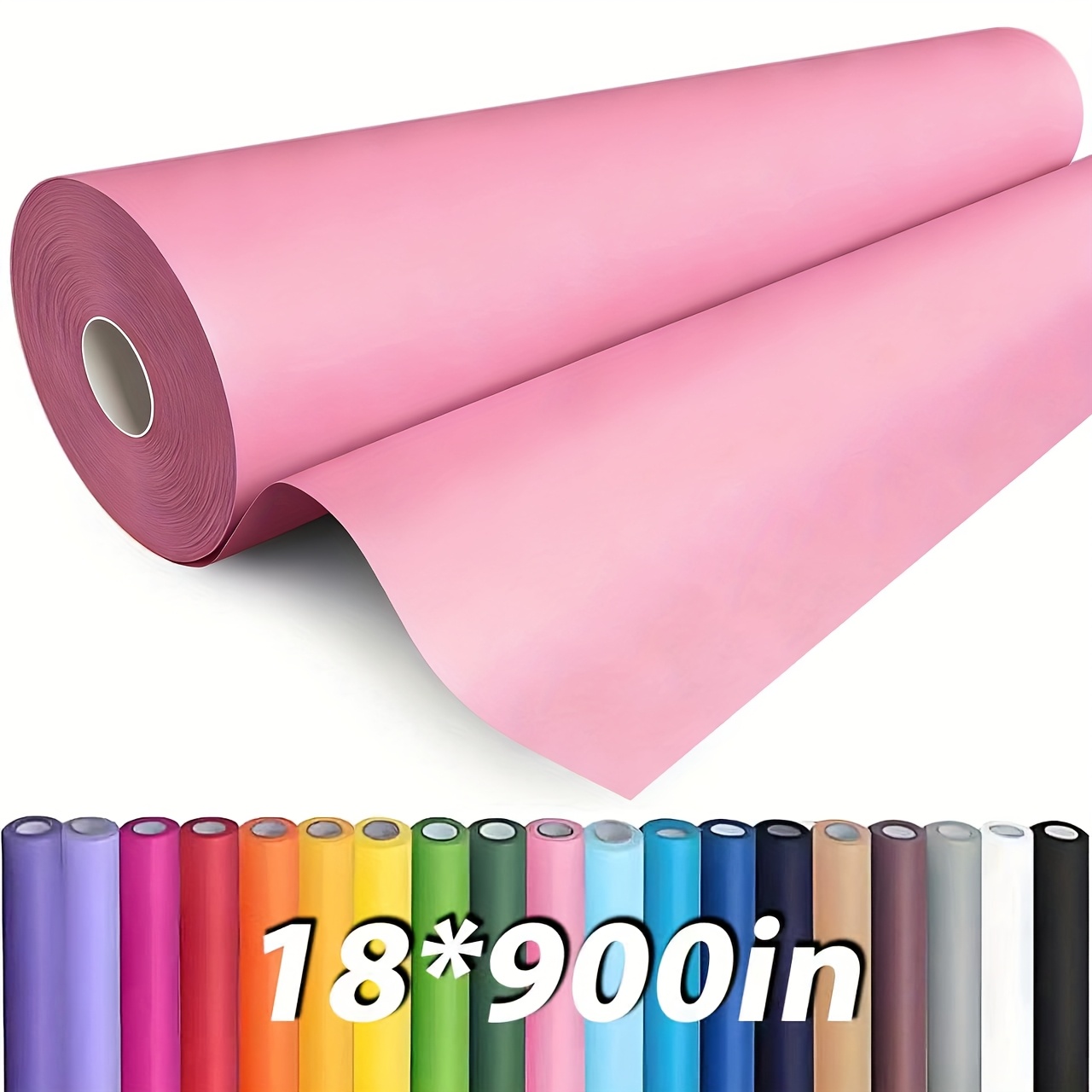 Dakings-Pink Kraft Paper Roll, 18"x900" for Baby Showers, Birthday ...