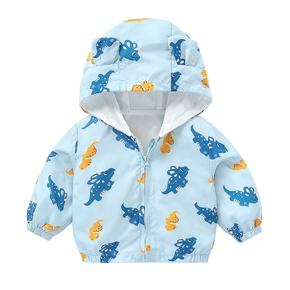 Dakiuu Baby Toddler Boys Girls Lightweight Windbreaker Jacket Raincoat ...