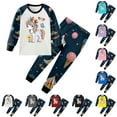 Dakiuu Boys Girls Carnival Pajamas Set Toddler Kids 2 Pcs Long Sleeve T ...