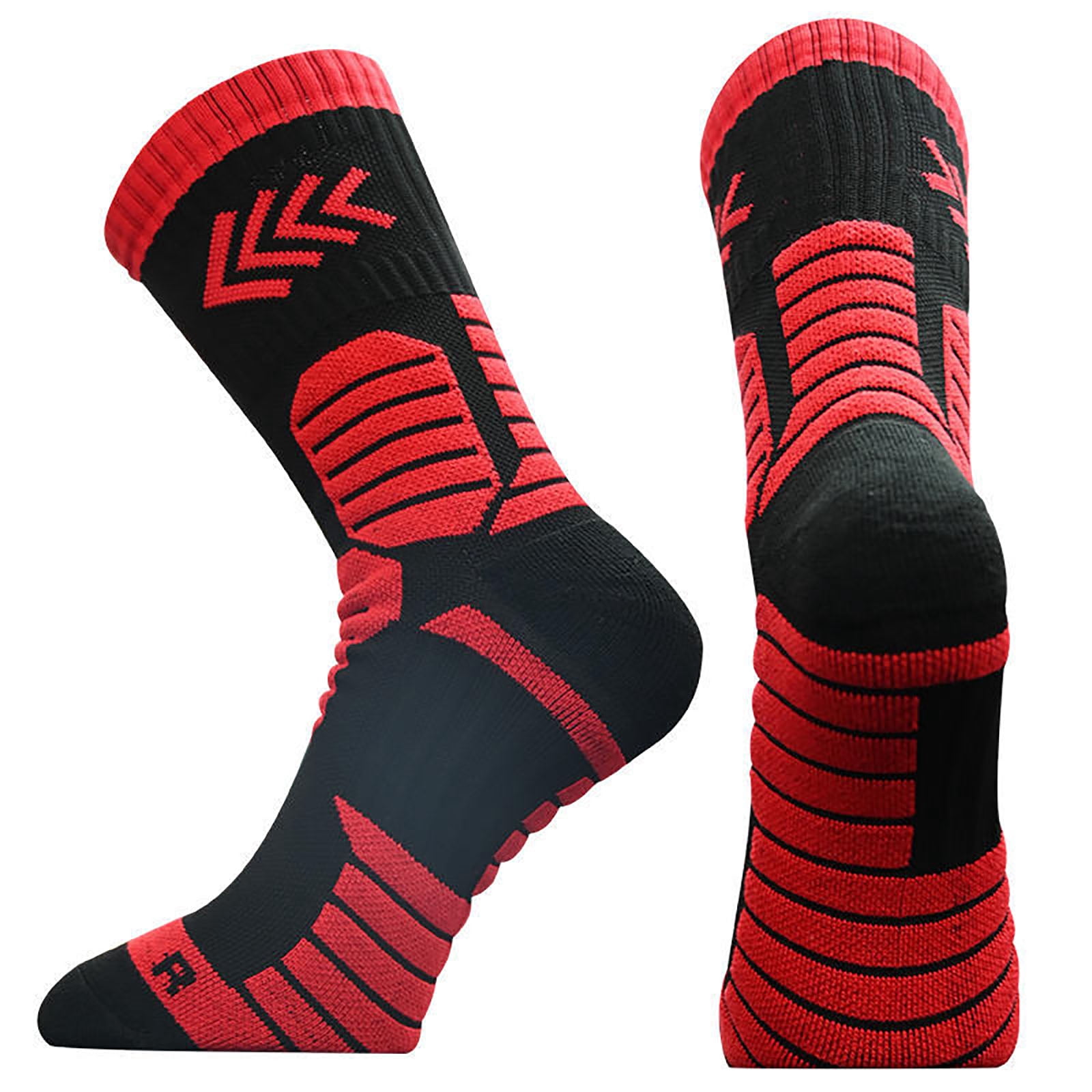 Dakiuu Compression Soccer Athletic Running Socks for Women Men Unisex ...
