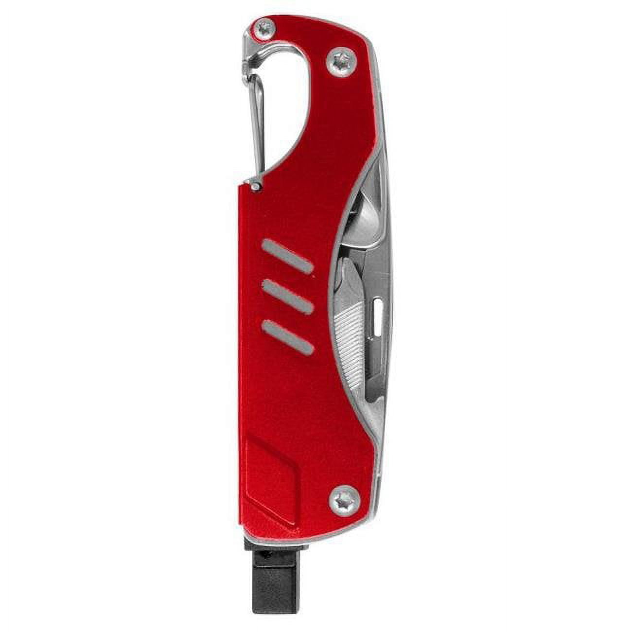 Dakota 91151 Stainless Steel & Aluminum 9-in-1 Survival Multi-Tool, Red ...