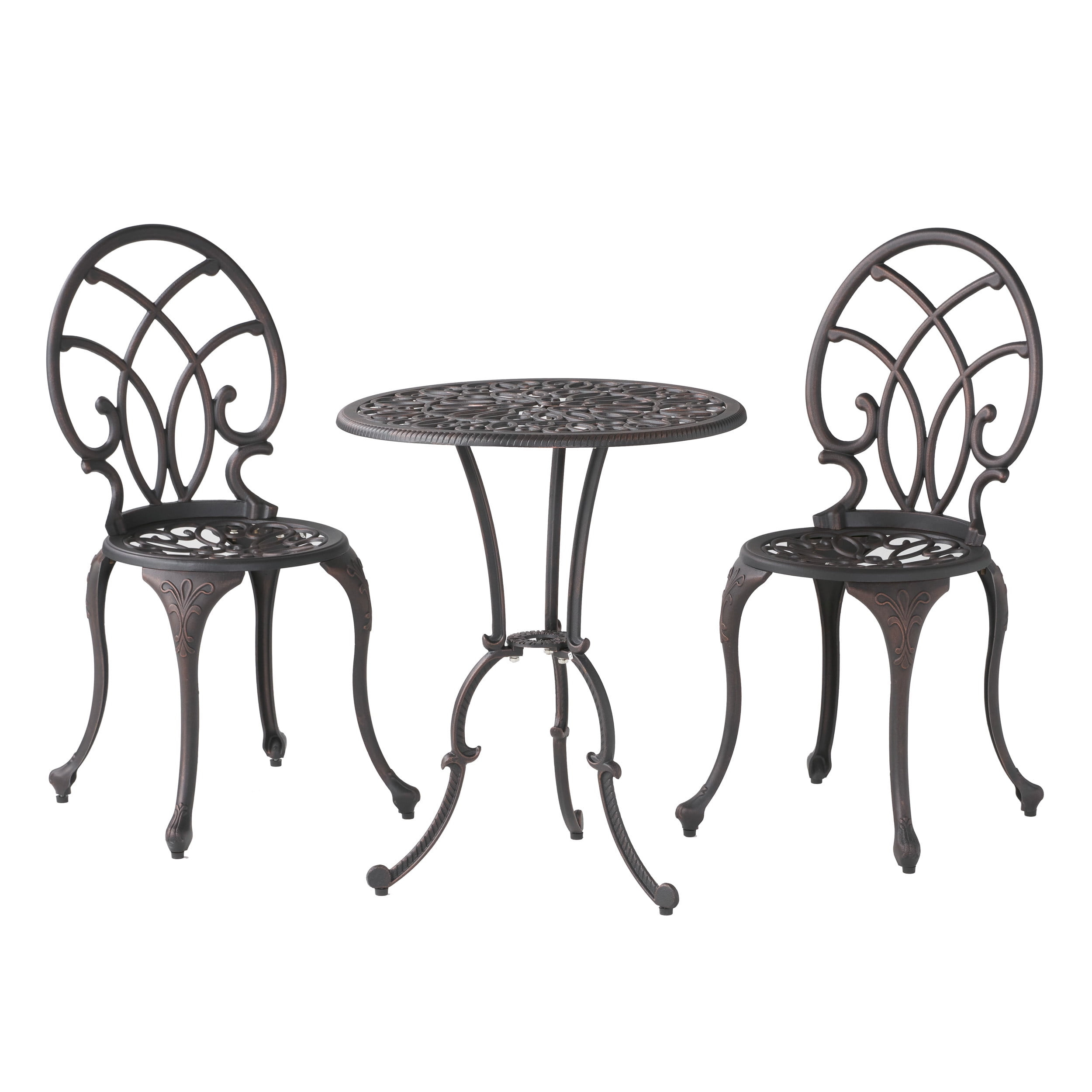 Dakota Aluminum Copper Bistro Set - Walmart.com