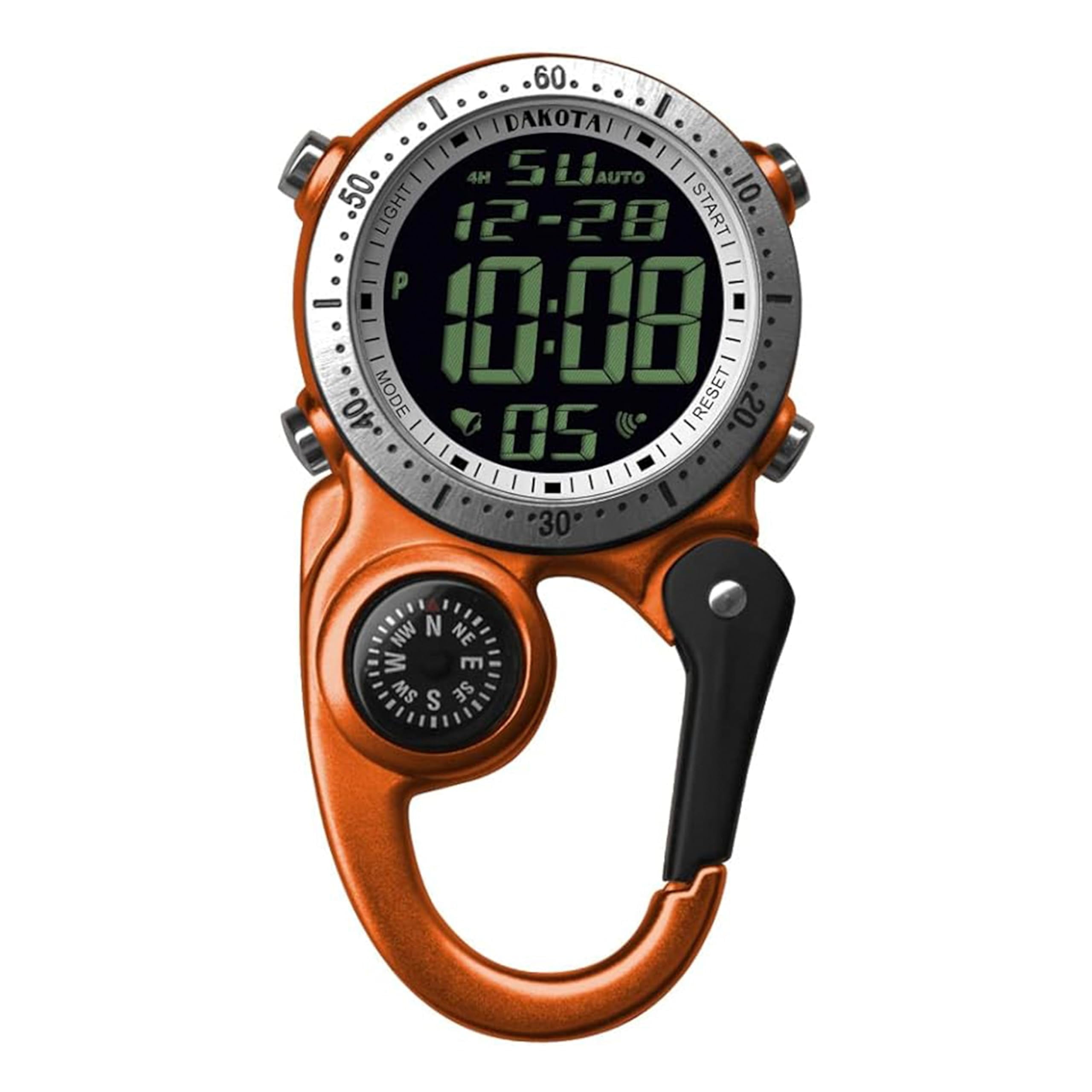 Dakota Backpacker Clip Watch – Lightweight Tactical Nylon Carabiner ...