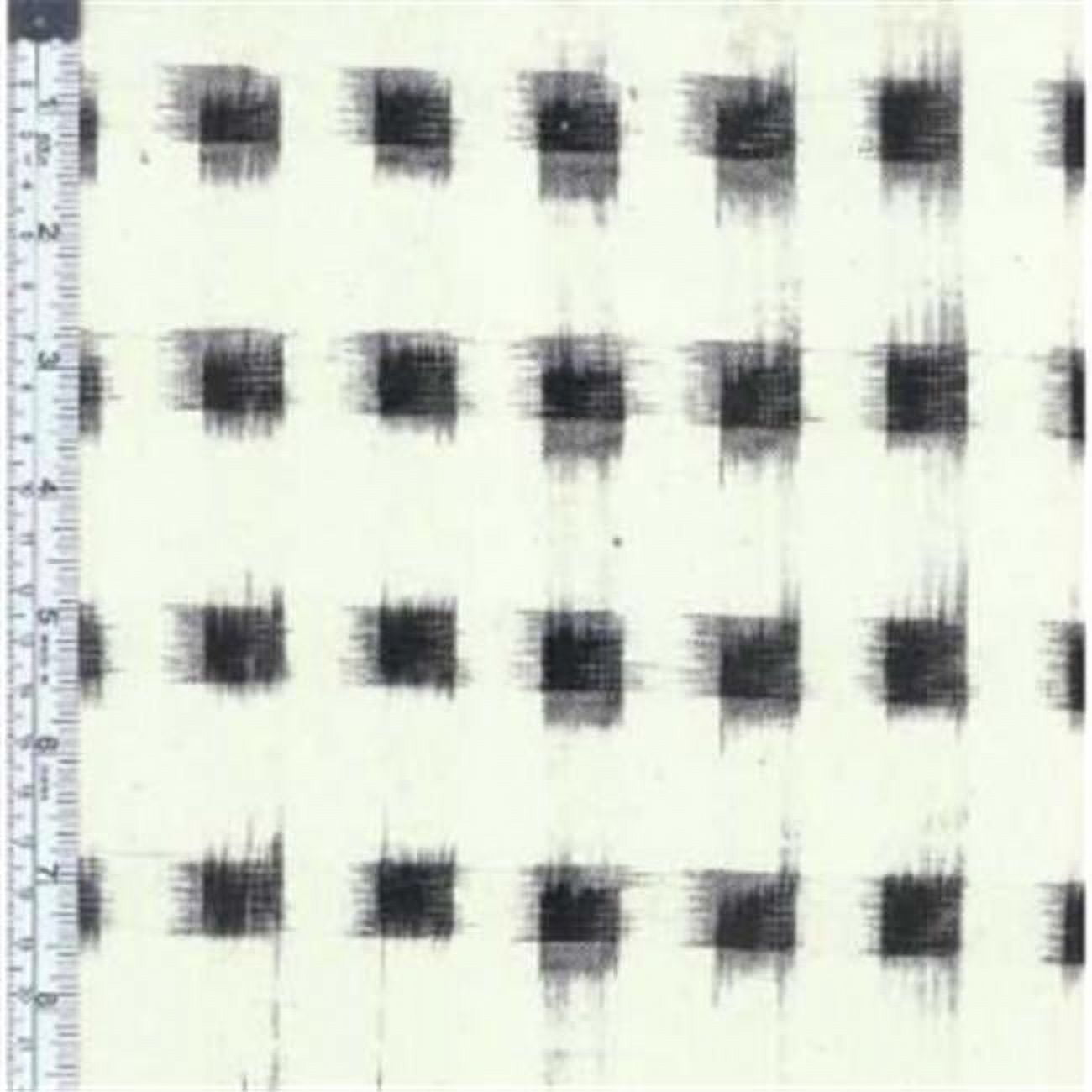 Dakota- Cream Black Ikat Squares - Walmart.com