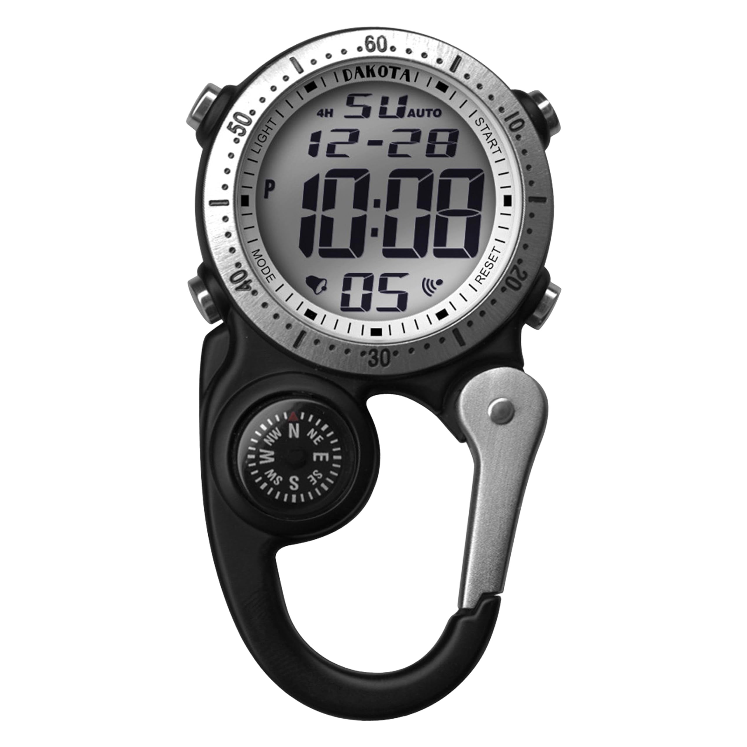 Dakota Digital Mini Clip Watch- Black - Walmart.com
