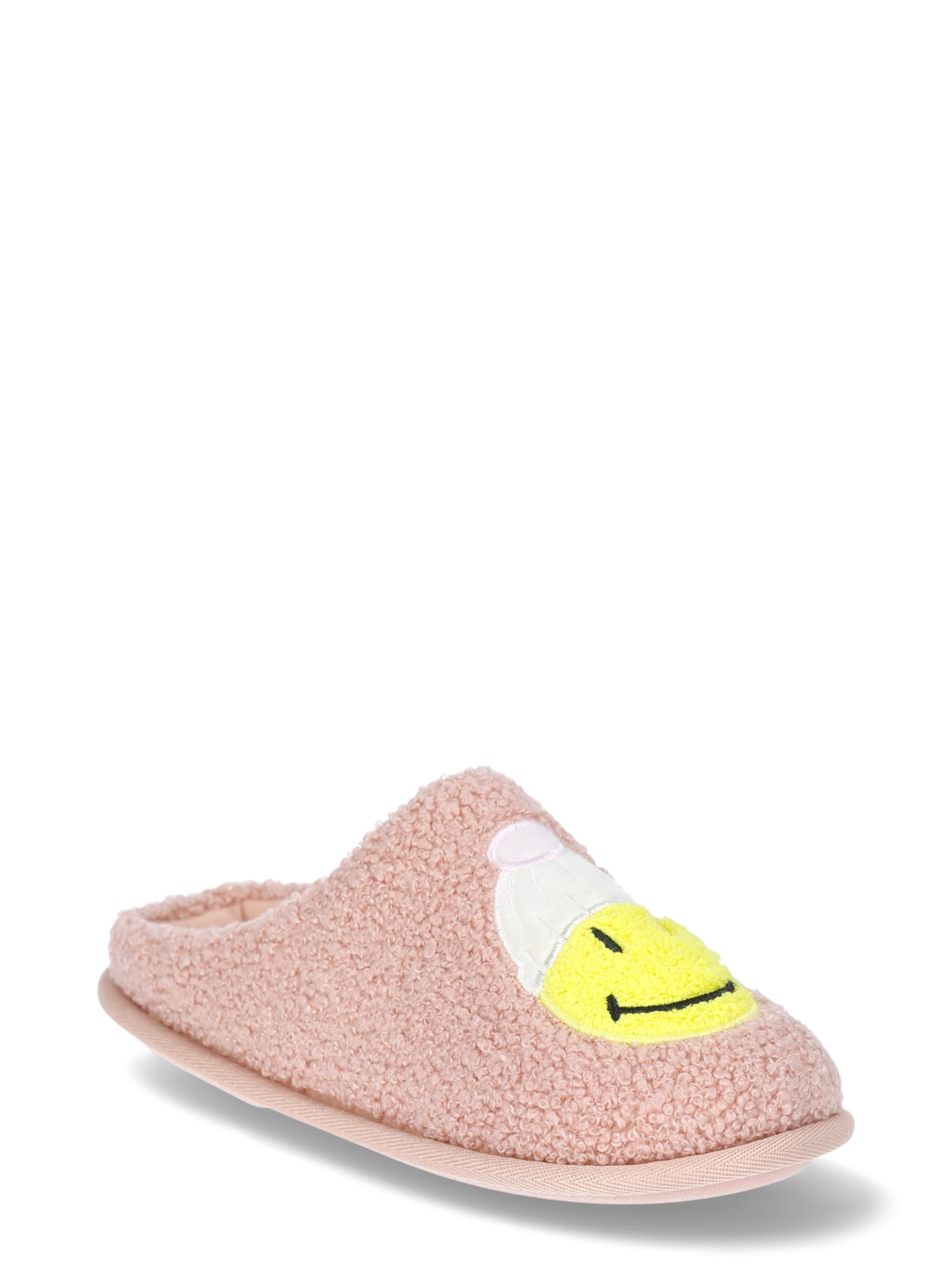 Dakota Fleece Girls Smiley Cozy Comfort Slippers - Walmart.com