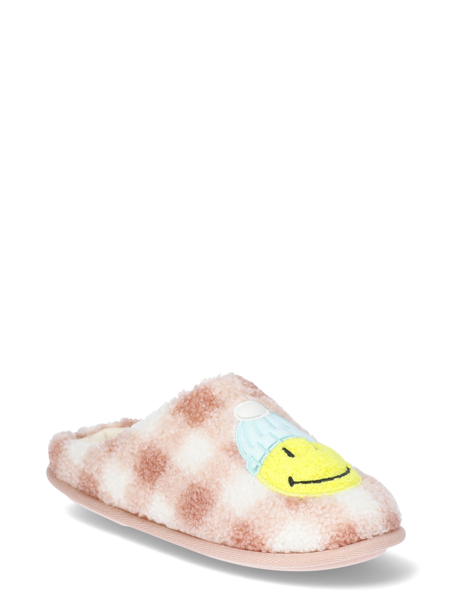 Dakota Fleece Girls Smiley Cozy Comfort Slippers - Walmart.com