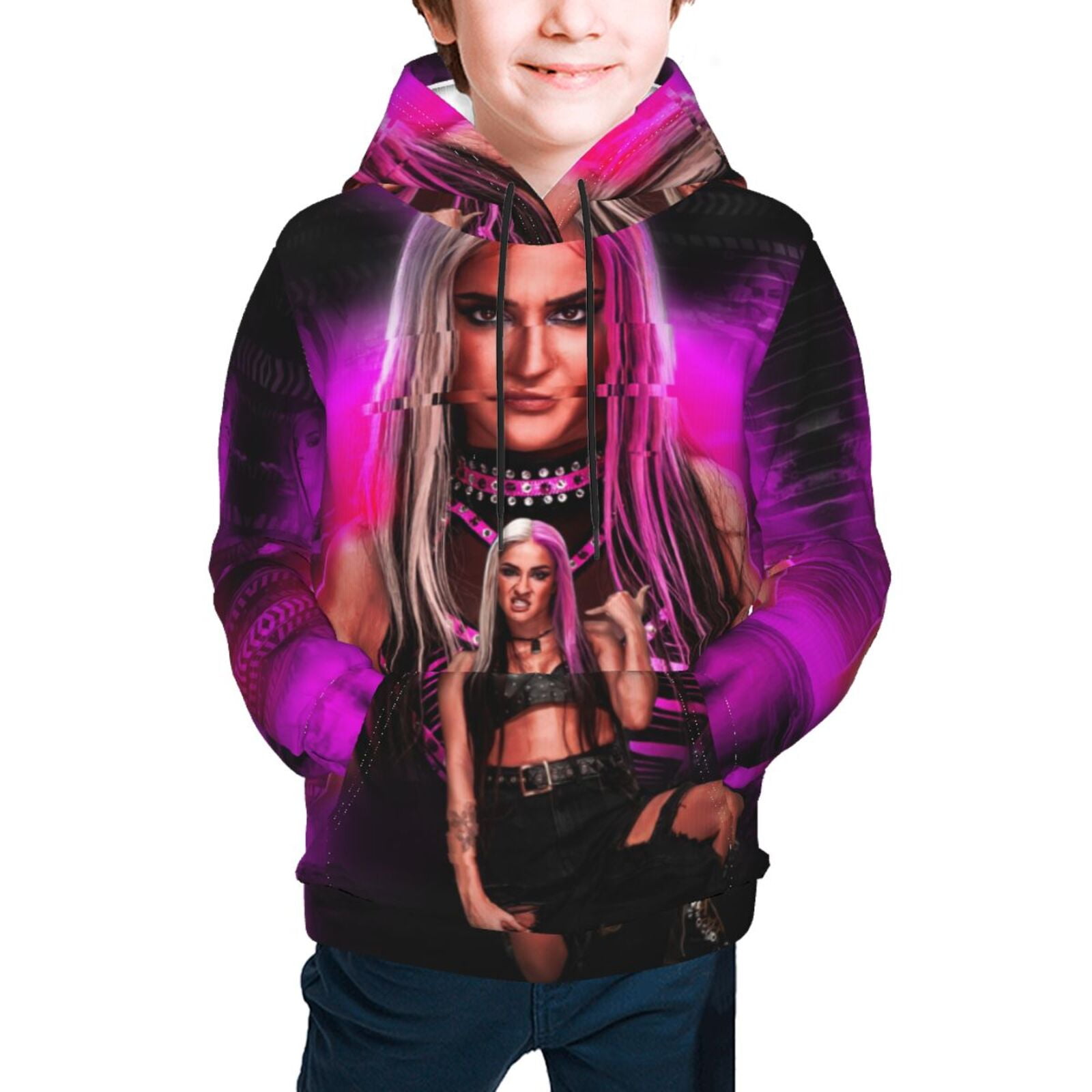 Dakota Kai Boys Girls Unisex Hoodie Novelty Pattern Hooded Pullover ...