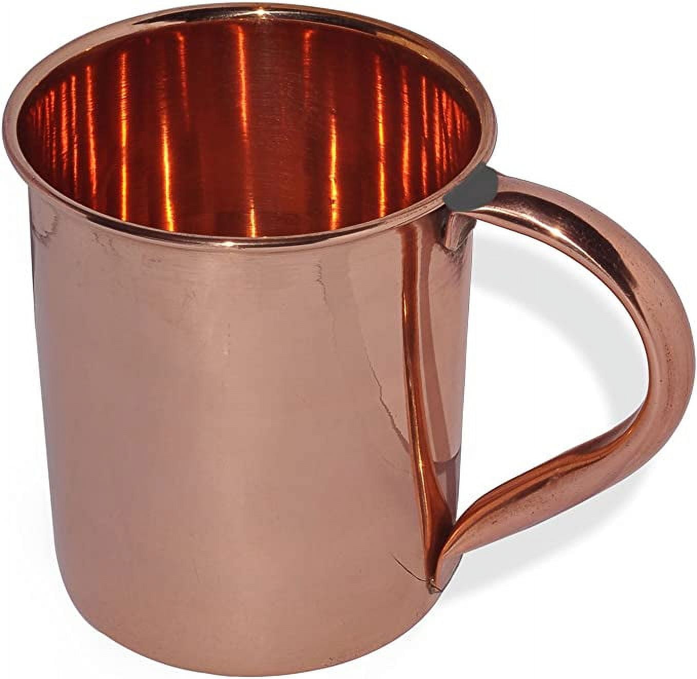 DakshCraft Pure Copper Moscow Mule Mug with Pipe Handle - Walmart.com
