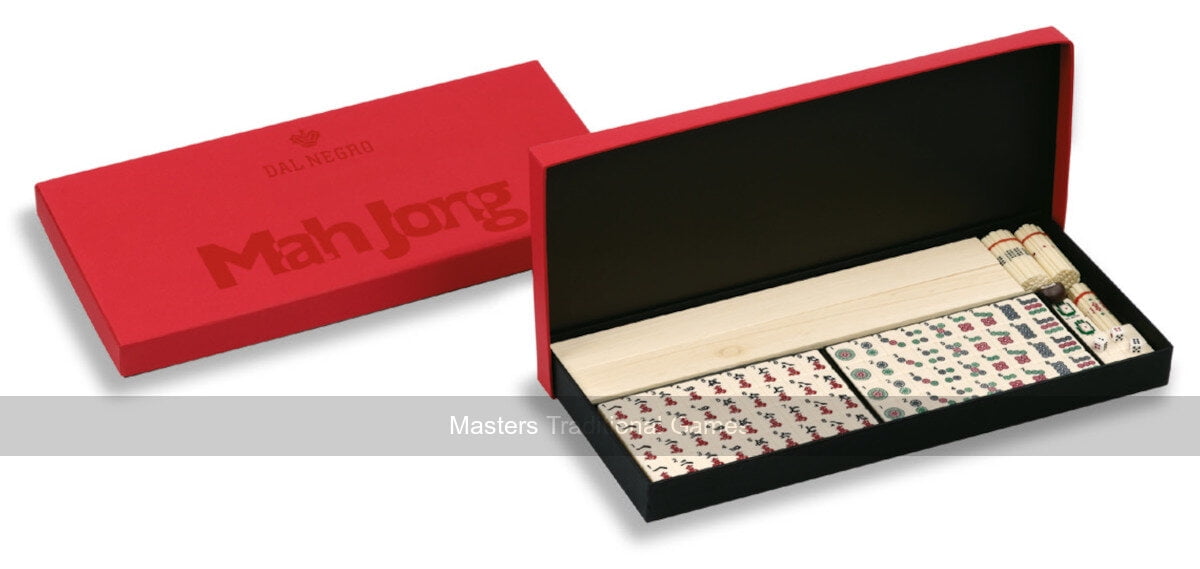Dal Negro Mah Jong (Mahjong) Set in Cardboard Box with Racks - Walmart.com