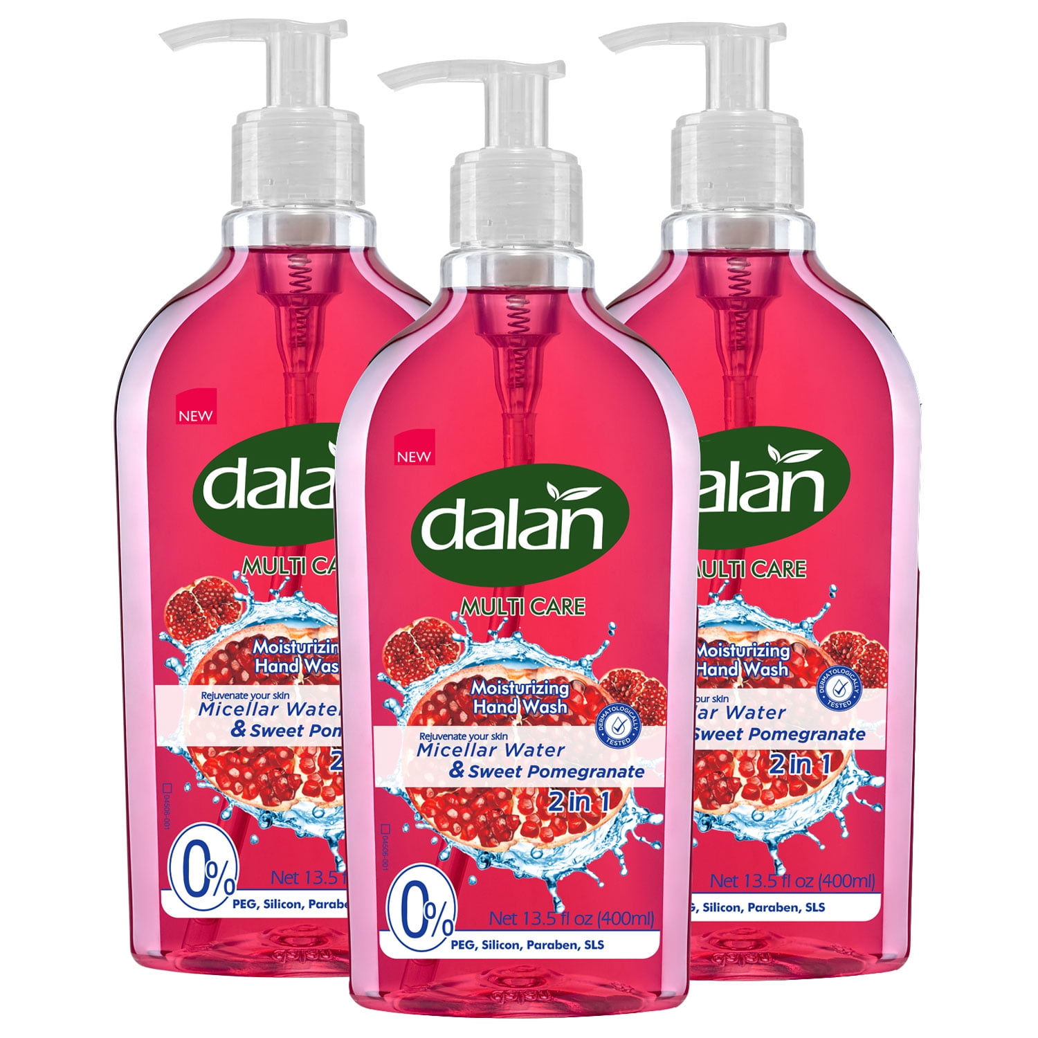 Dalan Multicare Liquid Soap with Micellar Water & Sweet Pomegranate ...