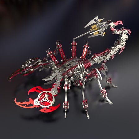 Mostarle 3D Metal Puzzle Terminator, Sci-Fi Design LED Light, for ...