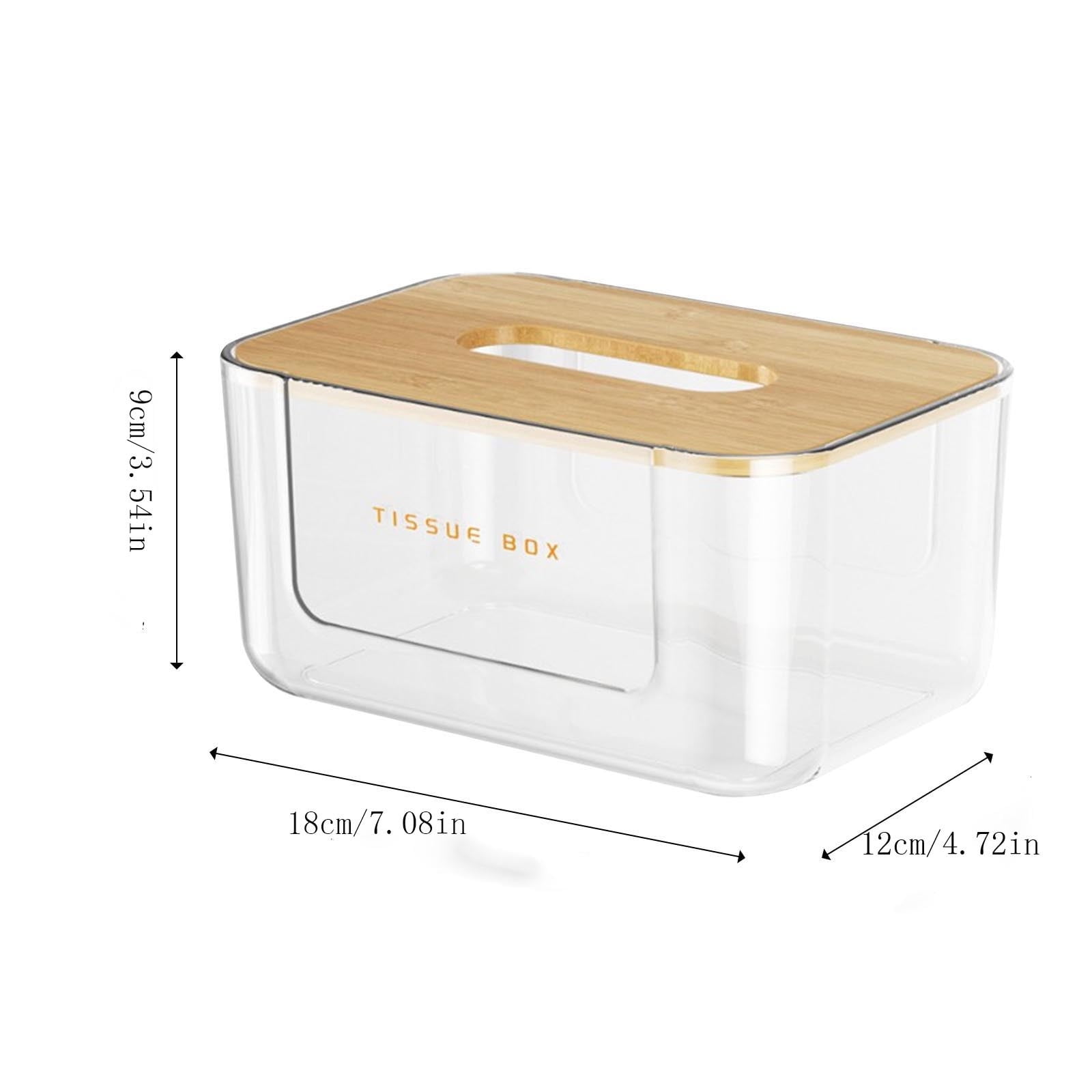 Dalang Acrylic Tissue Box, Acrylic Dryer Sheet Holder for Laundry Room ...