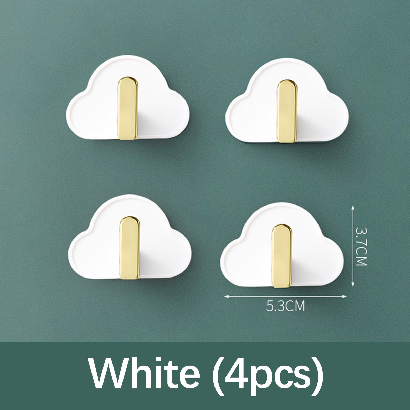 Dalang Cloud Adhesive Hooks, Cute Wall Hangers without Nails, Colorful ...