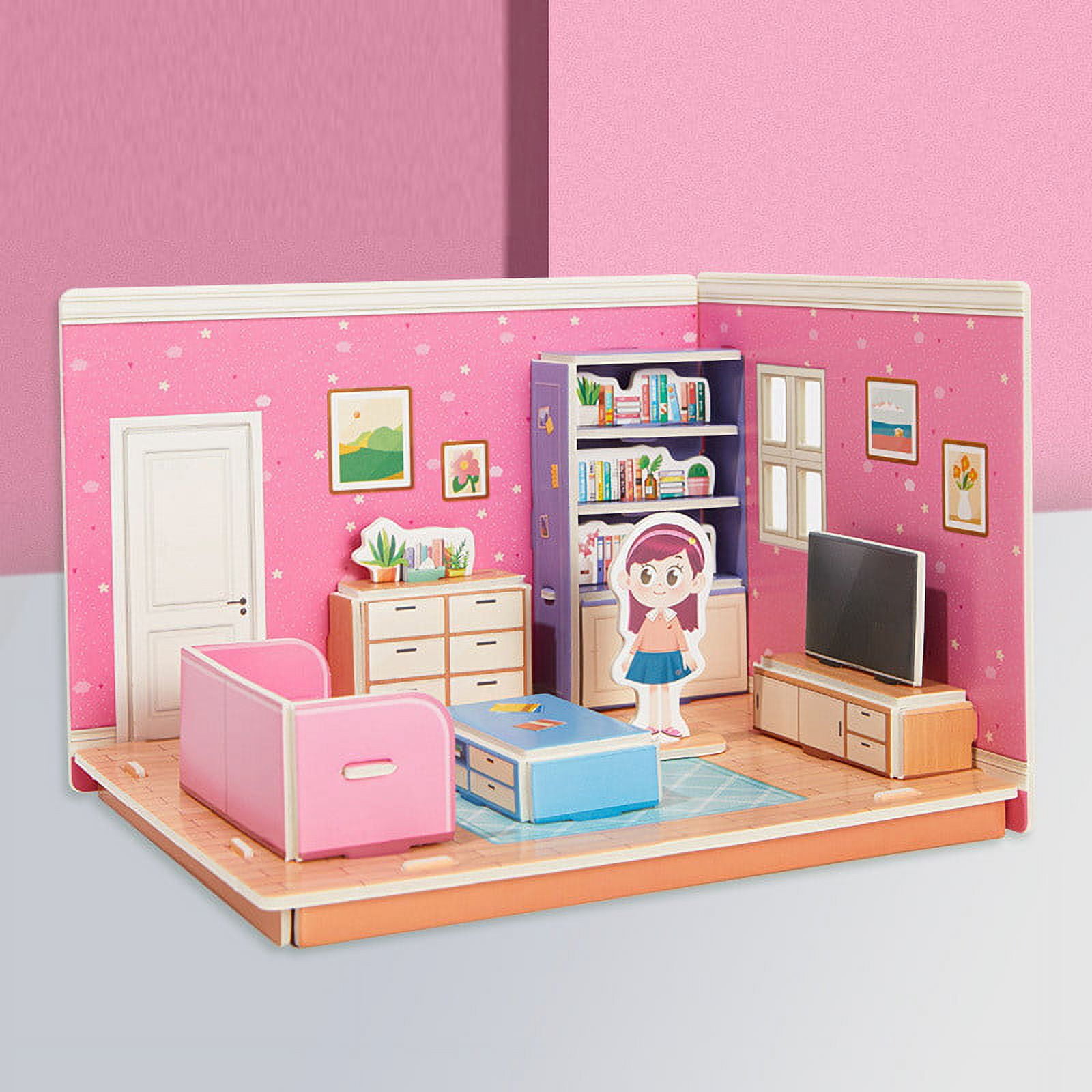 Dalang DIY 3D House Stickers, DIY 3D Sticker Scene, Fun DIY Stickers ...