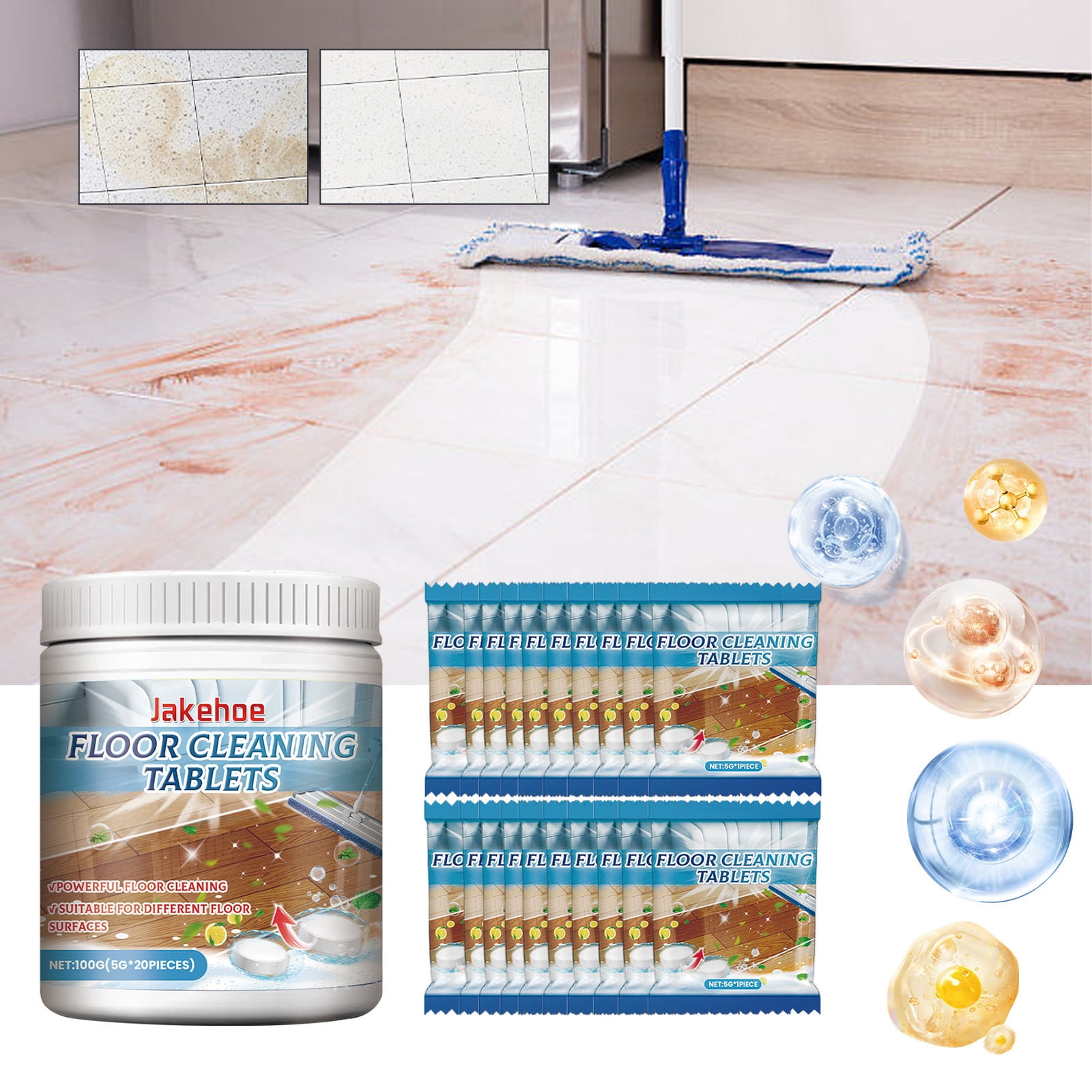 Dalang Floor Polish, Floor Cleaning Tablets, Quick Shine Floor Cleaner ...