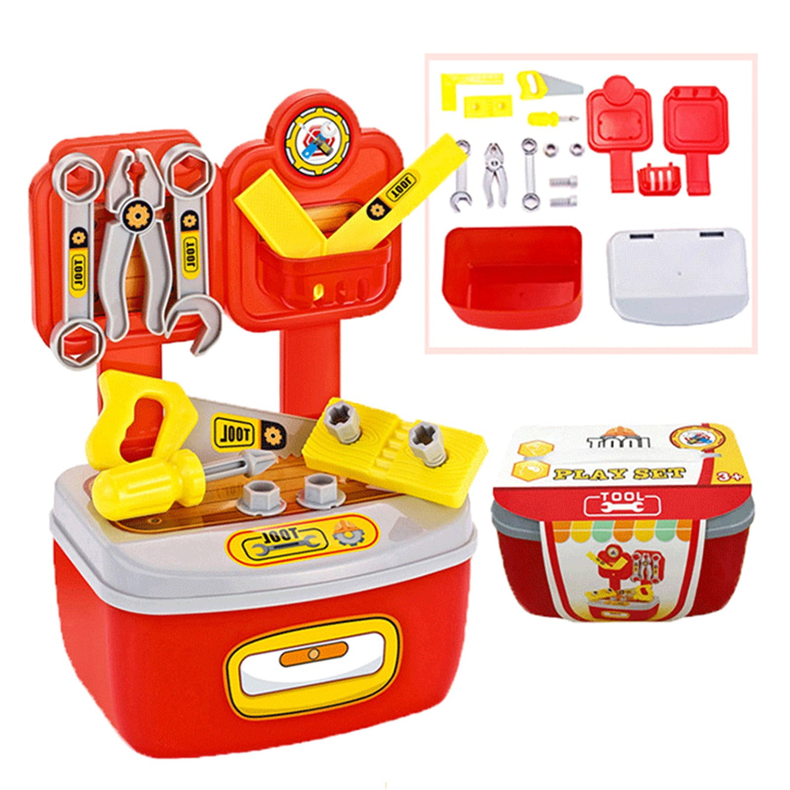 Dalang Kids Tool Sets for Boys Age 2-4 Childs Carpenter Preschool ...