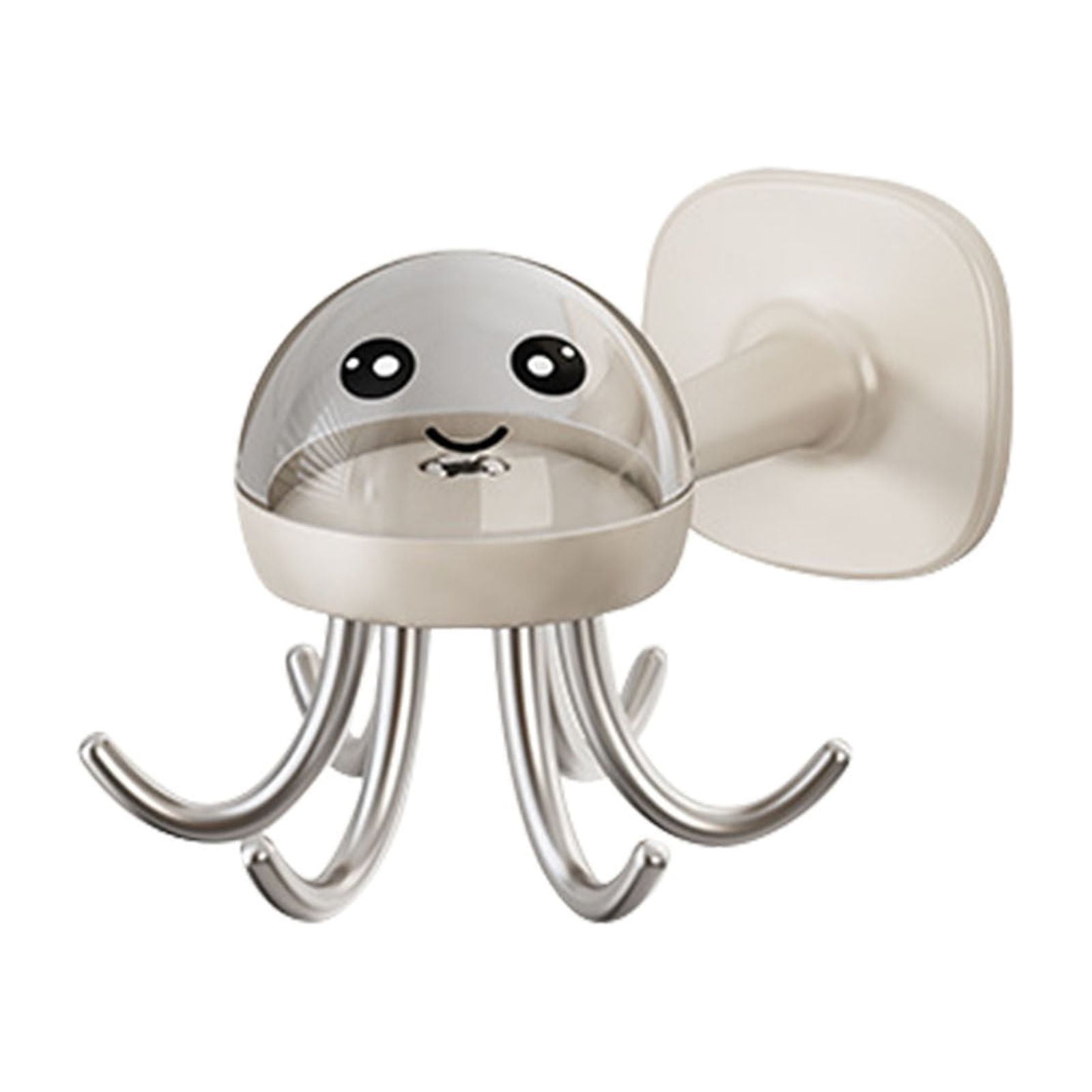 Dalang Six-Prong Octopus Swivel Hook Rack Wall Coat Rack with Hooks ...