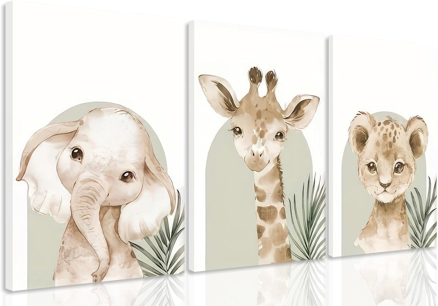 Dale 3 Nursery Poster Wall Art Set Of 3 Baby Boy Girls Kids Room ...