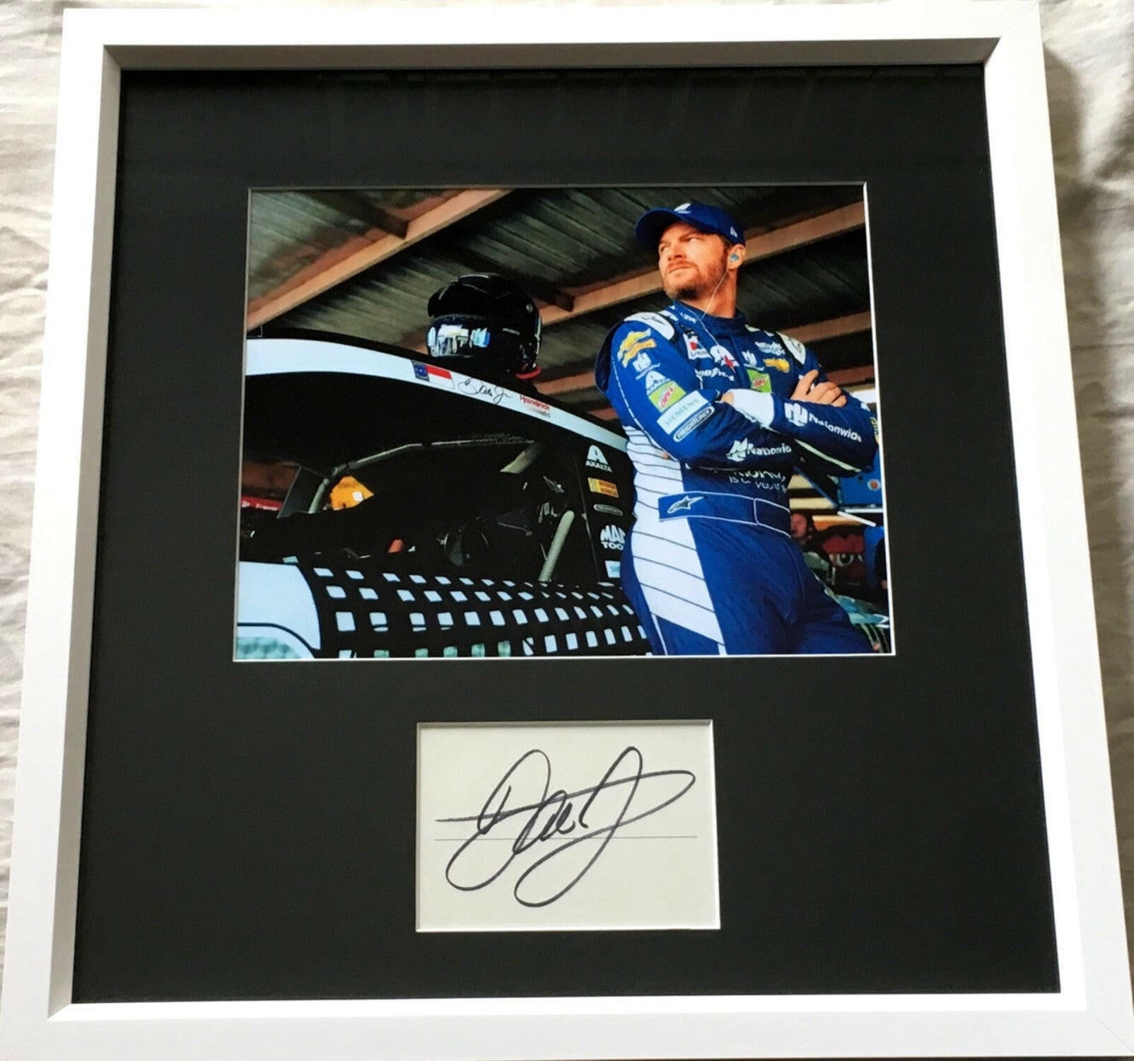 Dale Earnhardt Jr. autograph custom framed with 8x10 photo JSA ...