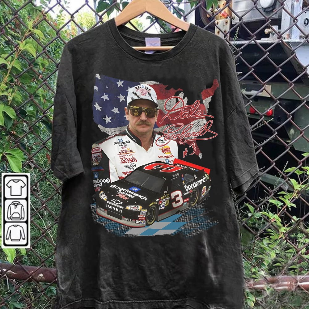 Dale Earnhardt Nascar Racing Vintage 90S T Shirt, Dale Earnhardt Nascar ...