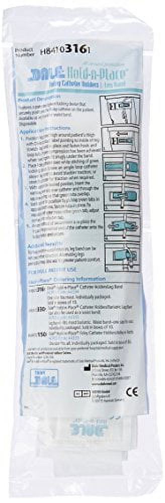 Dale Medical 316 Hold-n-Place Foley Catheter Tube Holder Leg Band (Pack ...