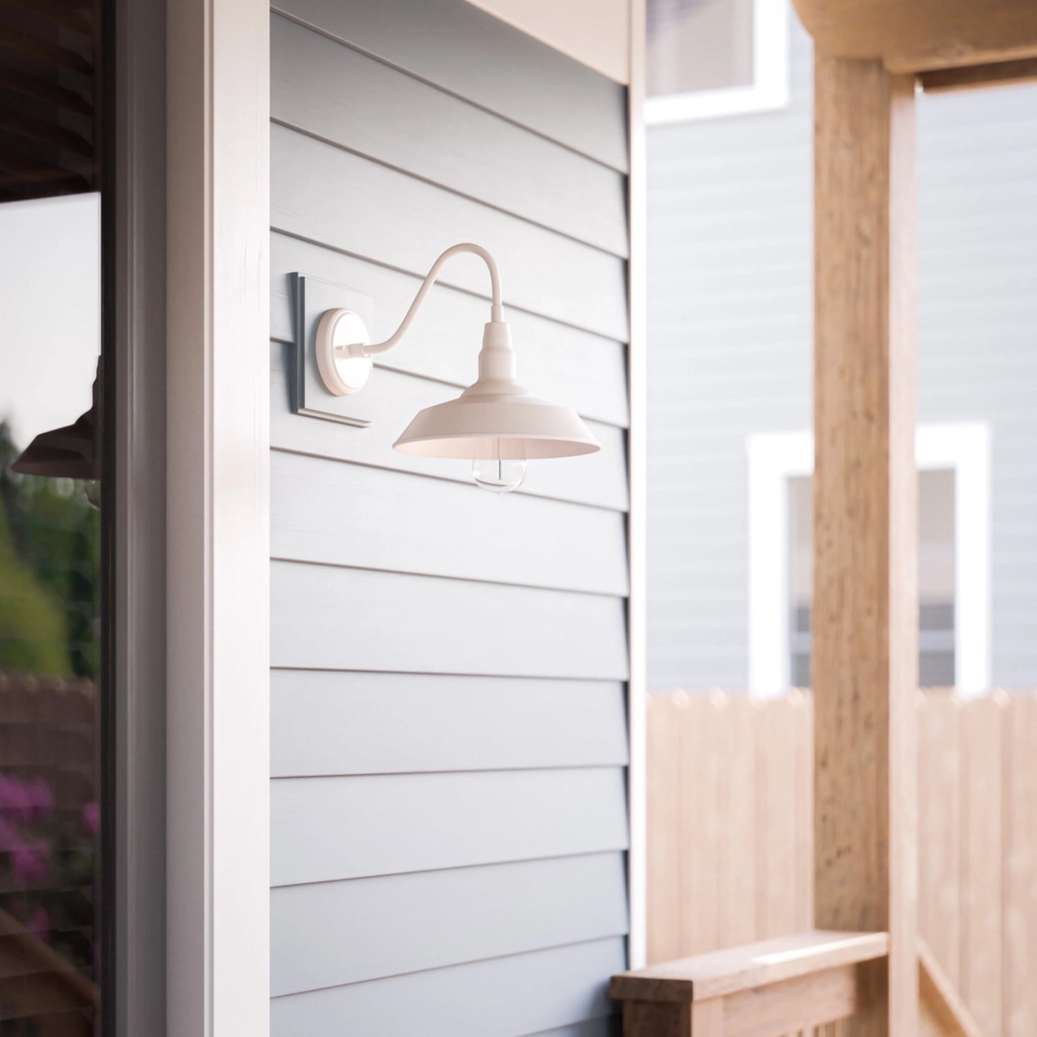 Dale Small Lantern with White Finish - Walmart.com