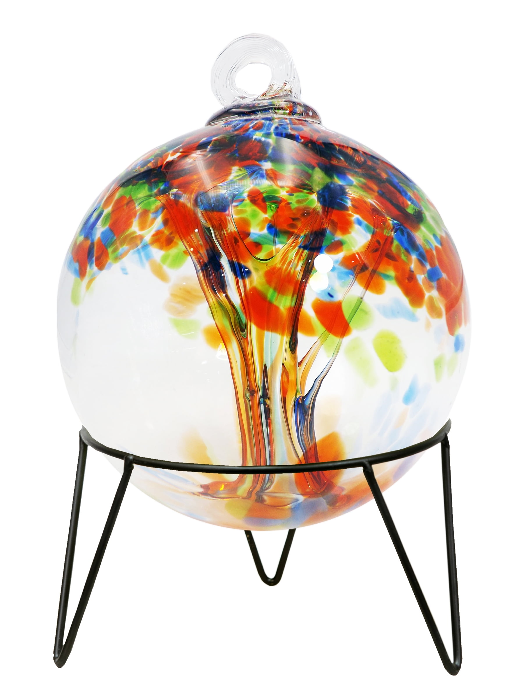 Dale Tiffany AC24020-D8 Rainbow Tree of Life Hand Blown Art Glass ...