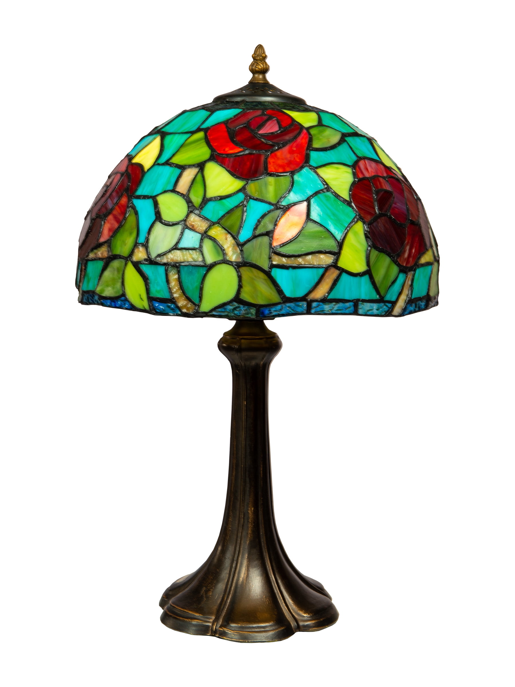 Free Shipping! Dale Tiffany Ojai Rose 19 Inch Handmade Tiffany Table ...