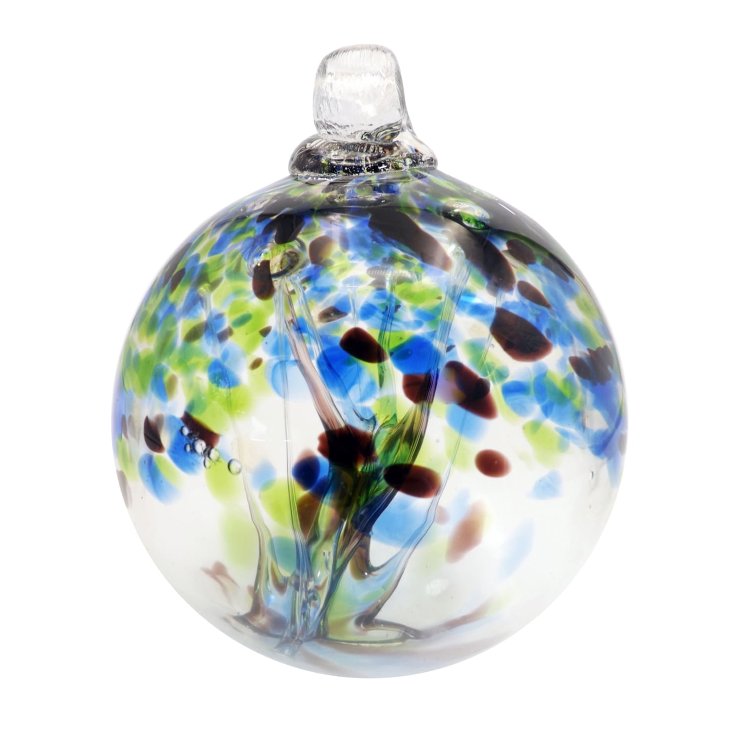 Dale Tiffany Tree of Life 4" Mystic Hand Blown Art Glass Ornament in ...