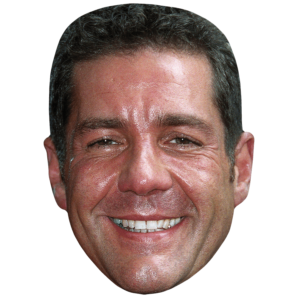 Dale Winton (Smile) Celebrity Mask, Flat Card Face, Fancy Dress Mask ...