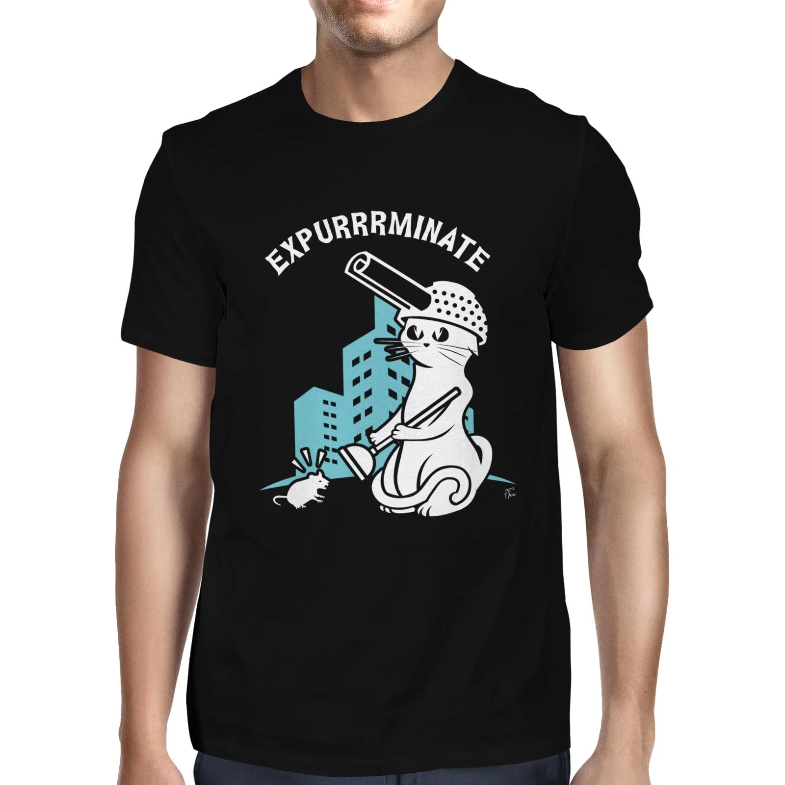 Dalek Cat Parody Cute Sci-Fi Inspired Feline Fan Art Unisex T-Shirt up ...