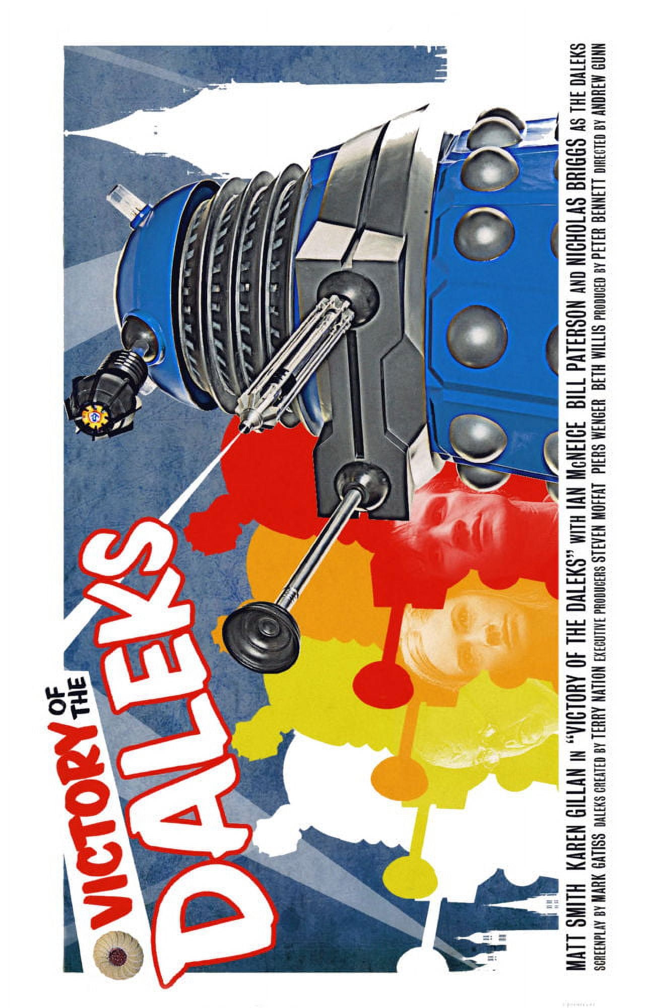 Daleks Victory Poster 12x16 Art Print on Metal Sign 12in x 16in Multi ...