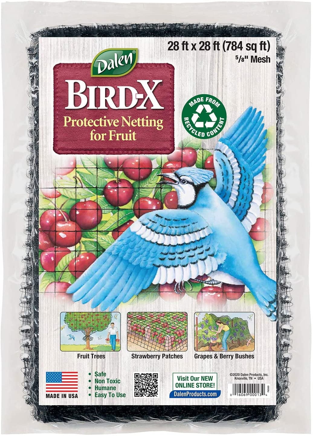 Dalen Bird X Protective Mesh Netting 28x28 feet Keep Birds Pests Away ...