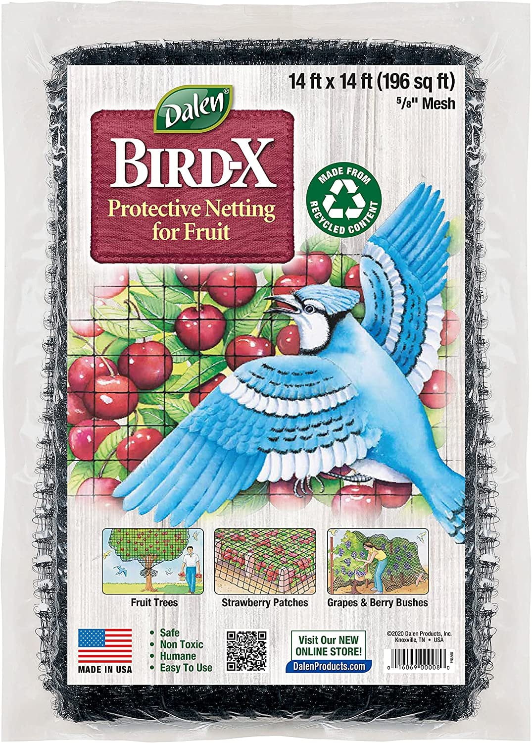 Dalen Gardeneer Garden Netting Bird Netting for Garden Reusable Design ...