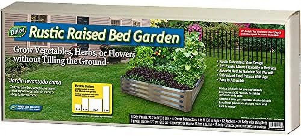 Dalen Rustic Raised Bed Garden; Grow Vegetables, Herbs, or Flowers ...