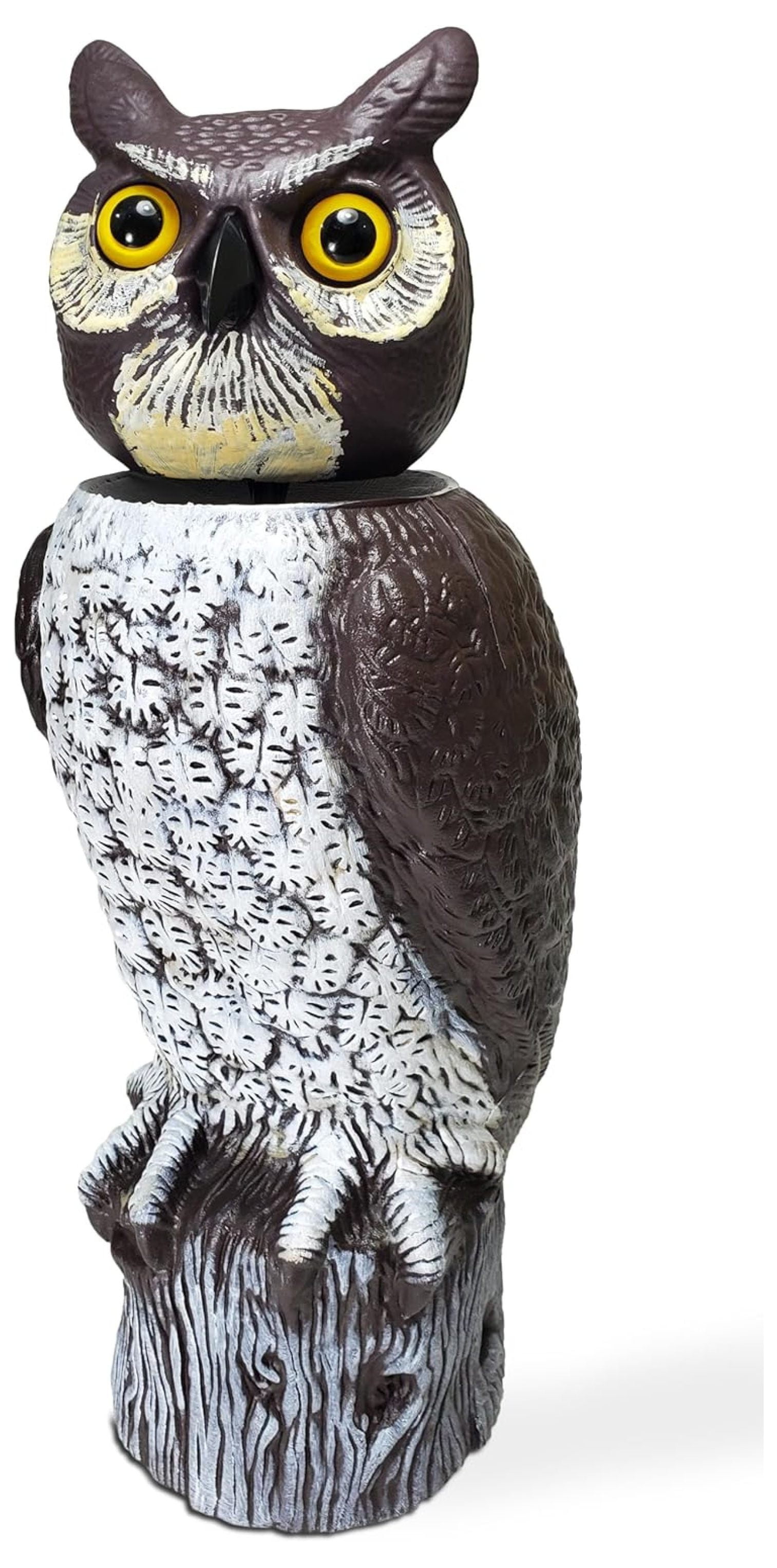 Dalen SOL-R Action Large Solar Fake Owl Decoy to Scare Away - 18" Tall ...